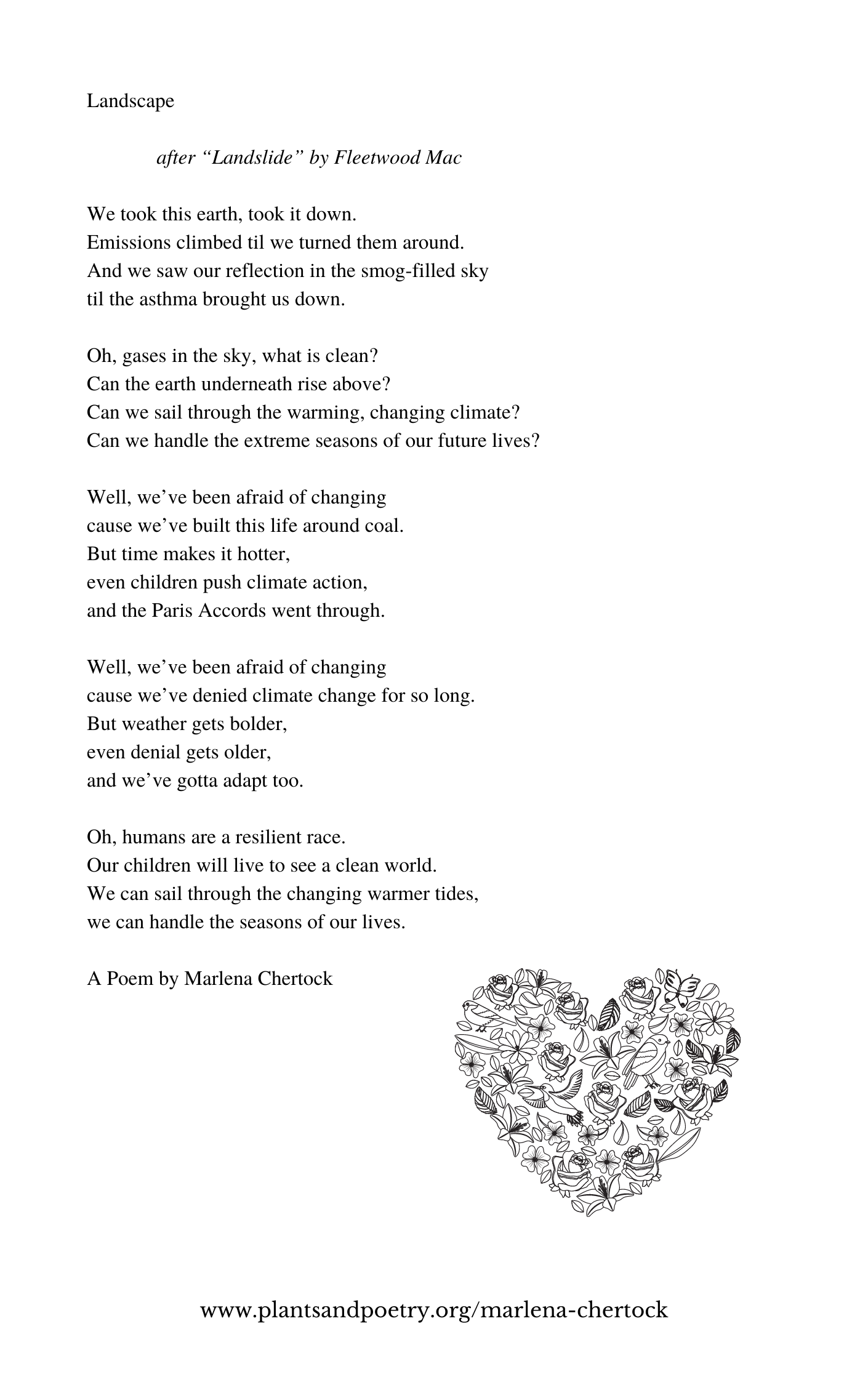 THIRD ISSUE: AUGUST — plants & poetry