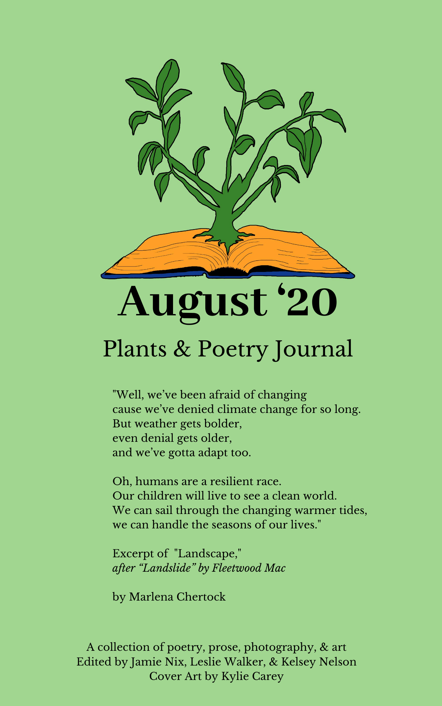 THIRD ISSUE: AUGUST — plants & poetry