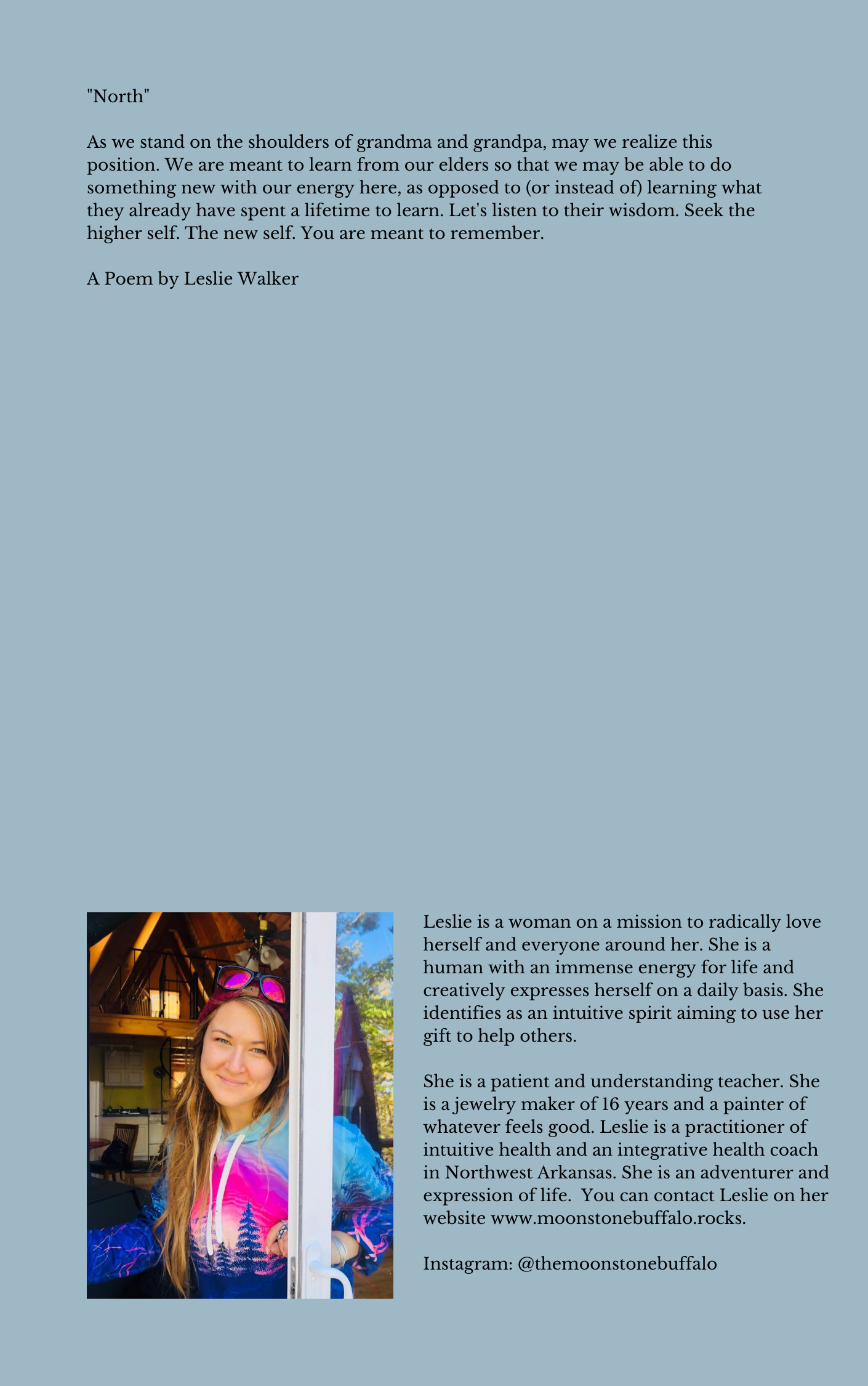 Leslie Walker — plants & poetry