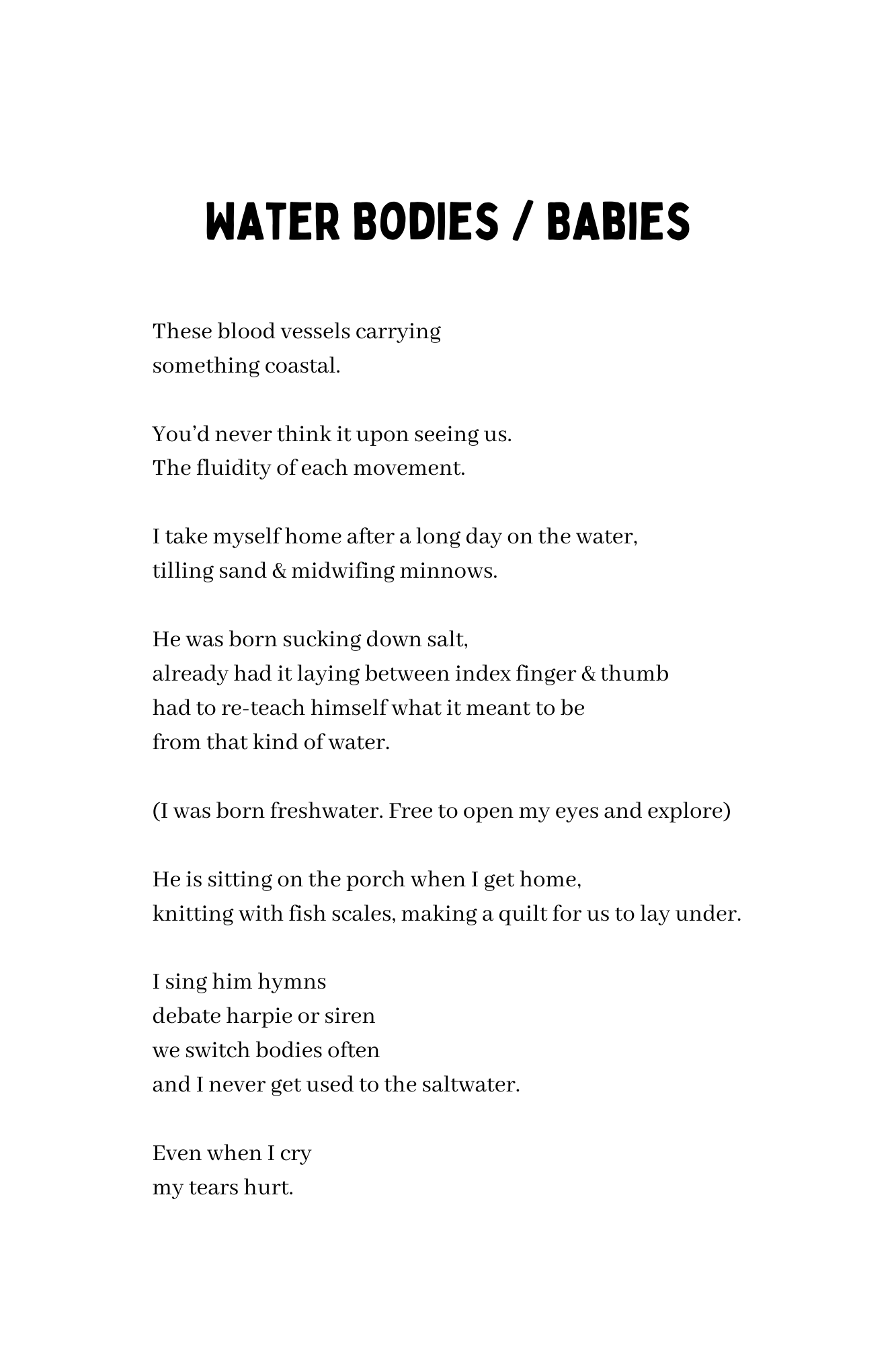 Wildlife of the Underworld — plants & poetry