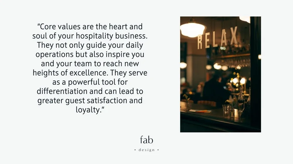 What are core values and why are they so important to your hospitality ...
