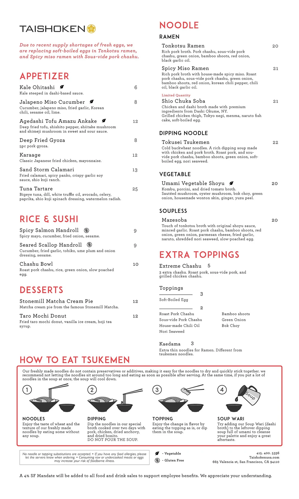 SAN FRANCISCO — TAISHOKEN