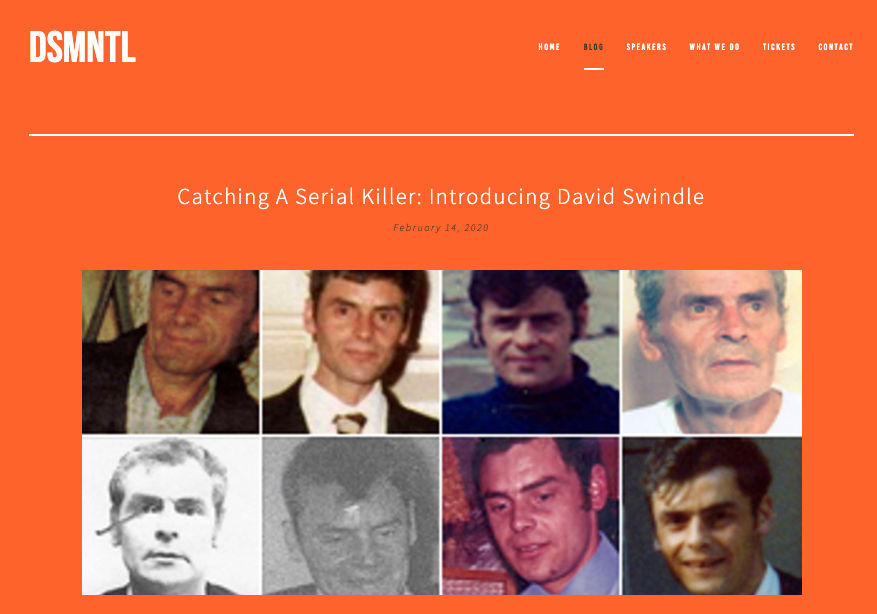 Catching A Serial Killer: Introducing David Swindle — JUSTICE ABROAD