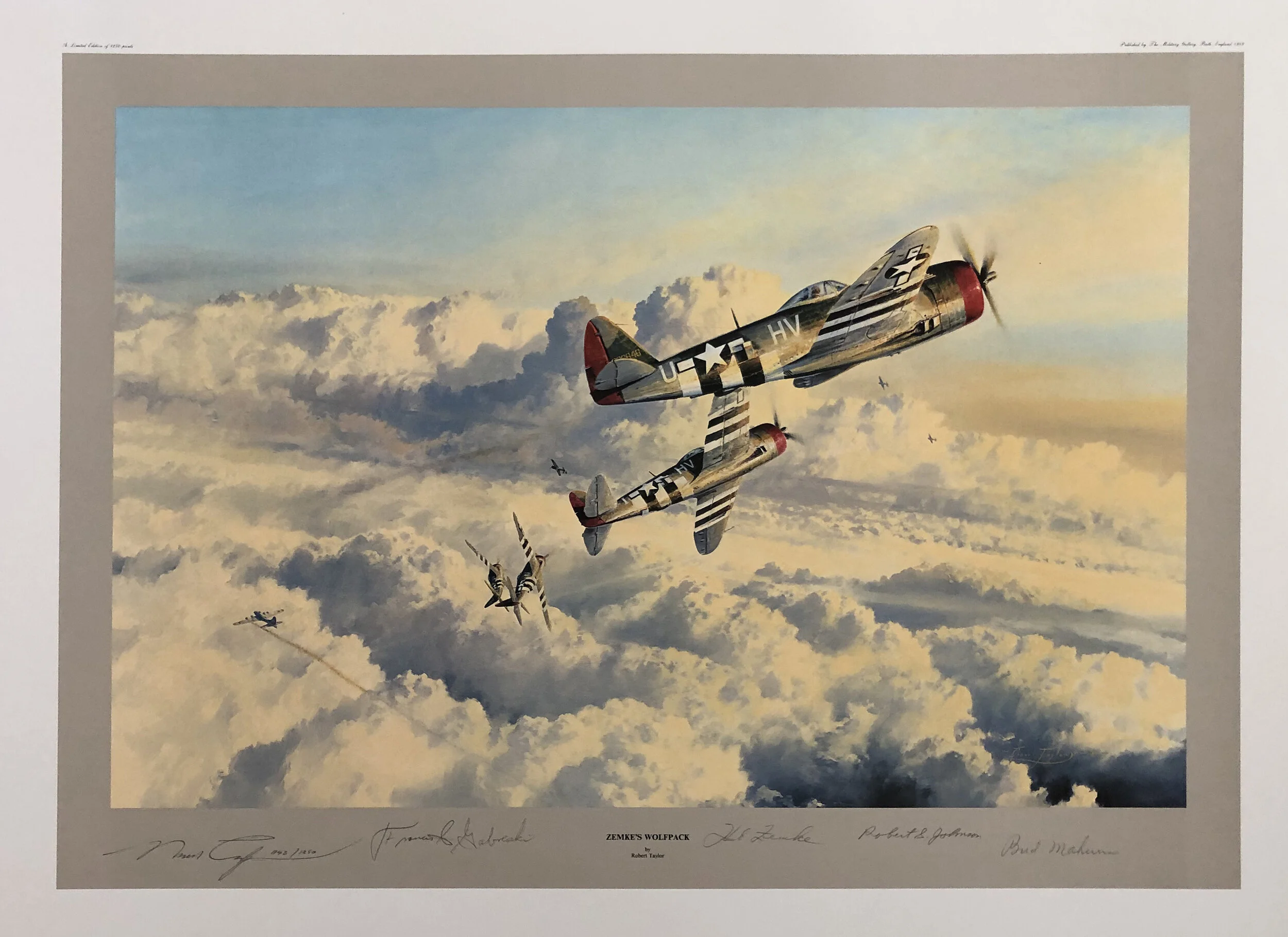 ZEMKE'S WOLF PACK — Robert Taylor Framed Prints
