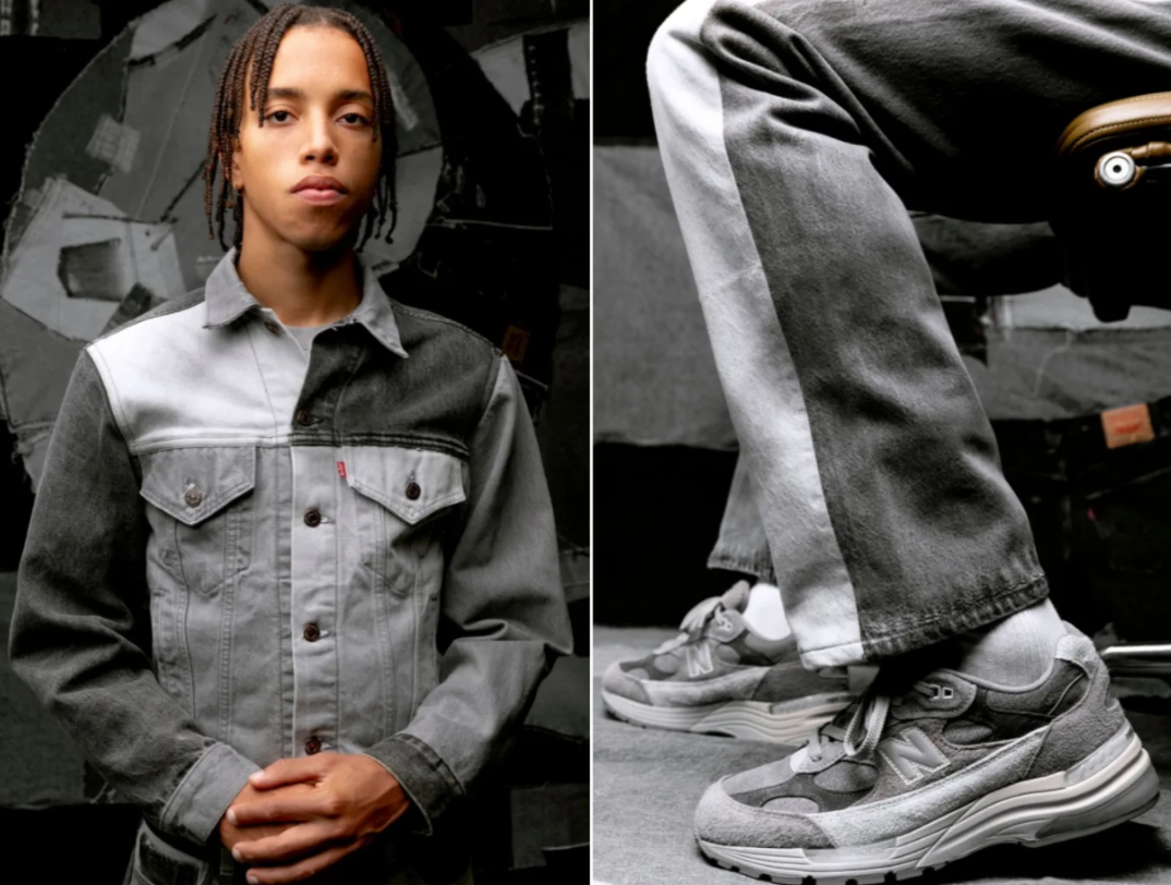 Wearing New Balance 501