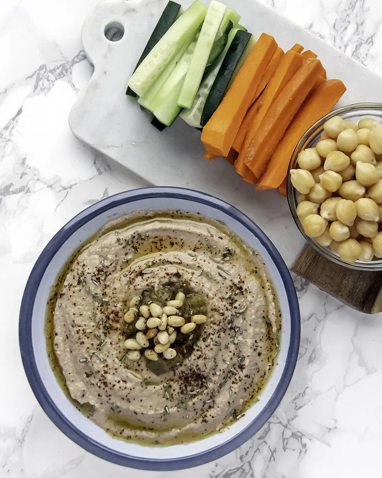 Creamy Kalamata Hummus - Sesame-Free — Well is More