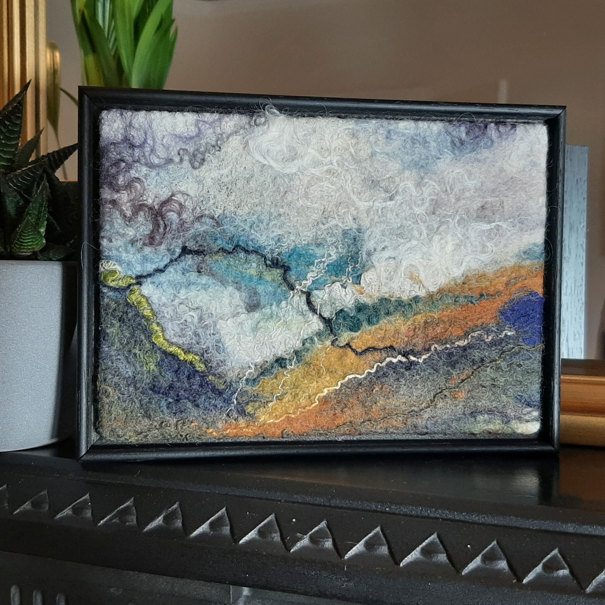 Felt landscape paintings for sale — Steph Jansen Fine Felt