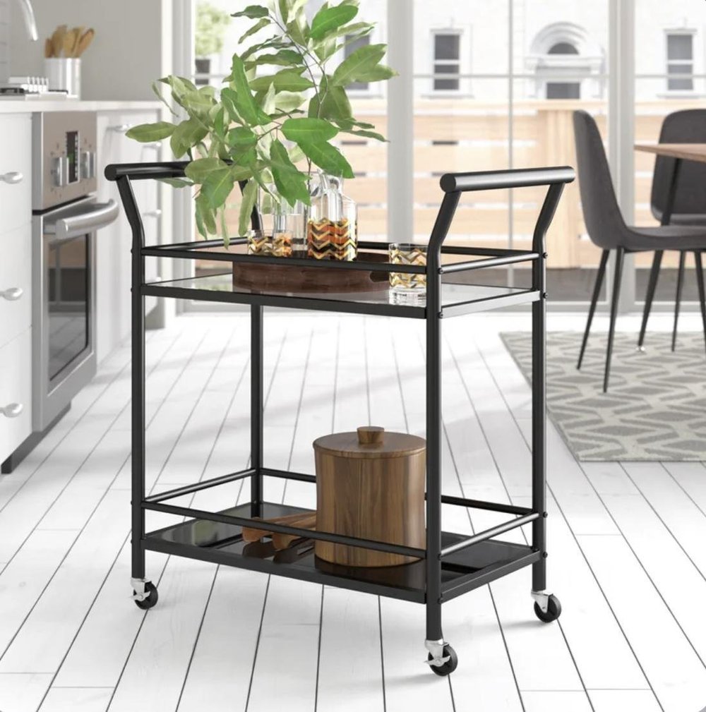 Top 15 Ranked Black Bar Carts in 2022 — Home & Jet — home, travel ...