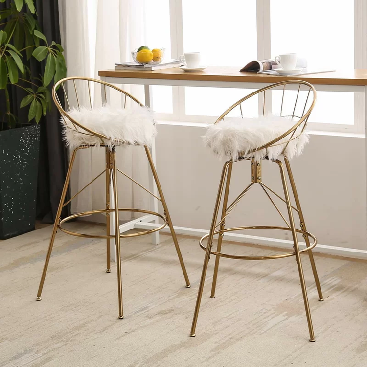 Top 15 Ranked Gold Bar Stools in 2022 — Home & Jet — home, travel ...