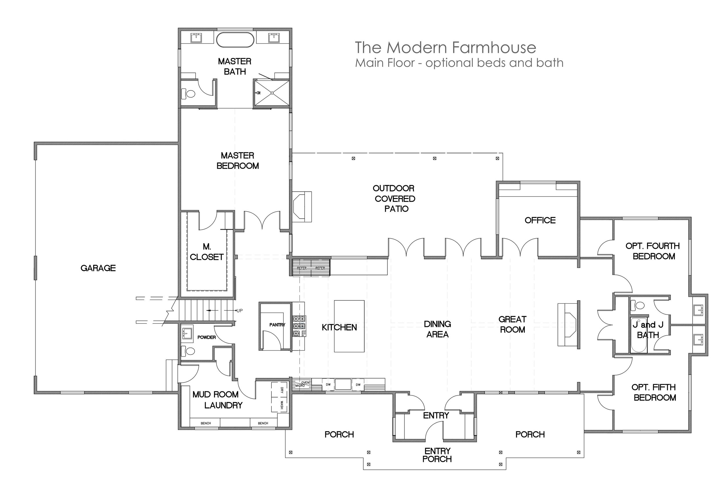 Modern Farmhouse Floor Plan Ideas | Viewfloor.co