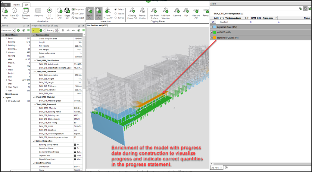 OVERZICHT — Use Case Simplebim: BAM
