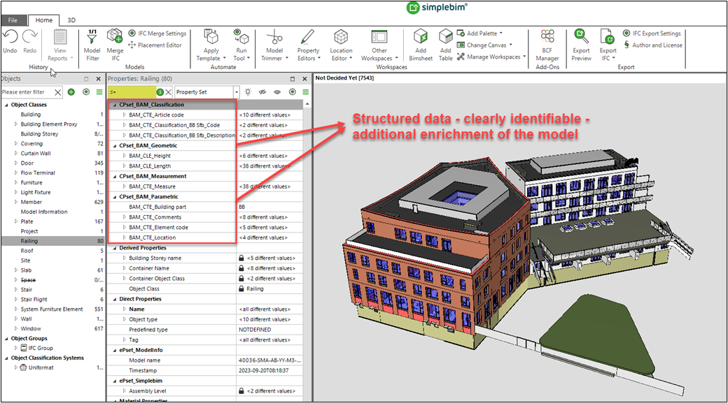 OVERZICHT — Use Case Simplebim: BAM