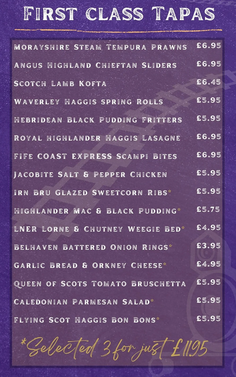 FOOD — THE ELIZABETHAN