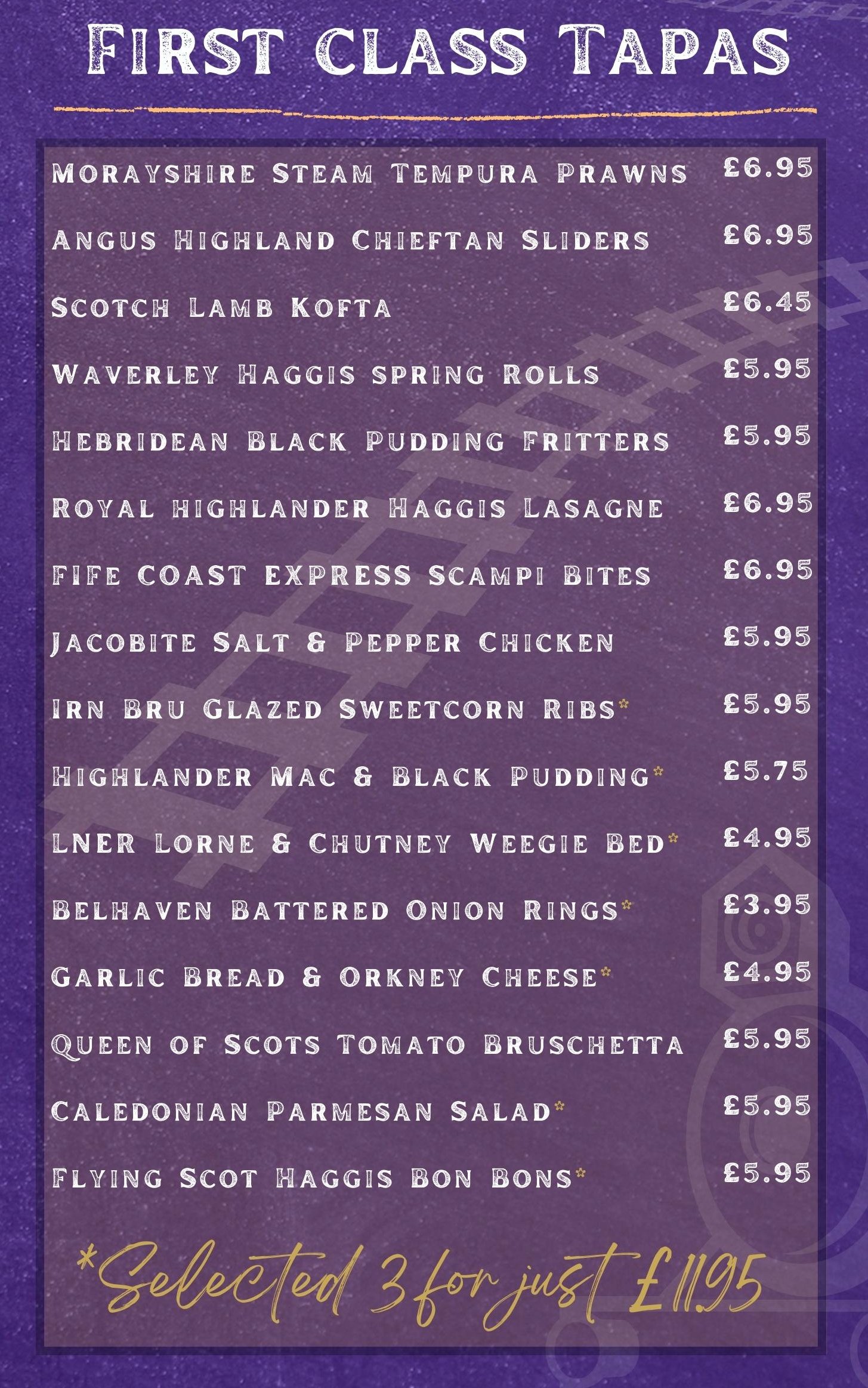 FOOD — THE ELIZABETHAN