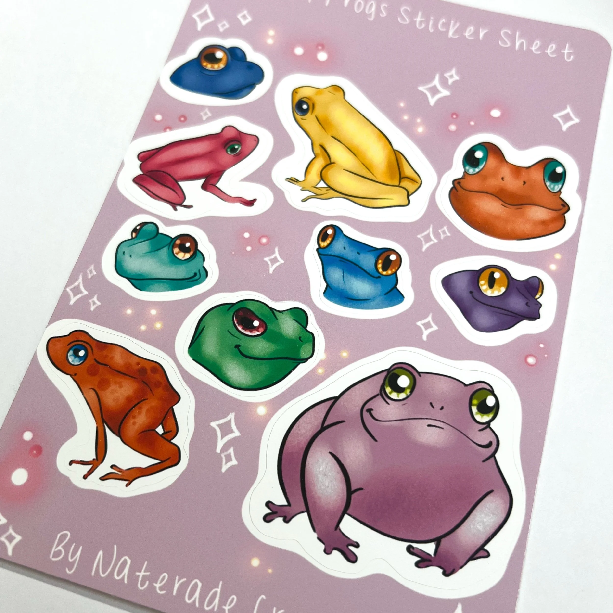Moths Sticker Sheet — Naterade Creates