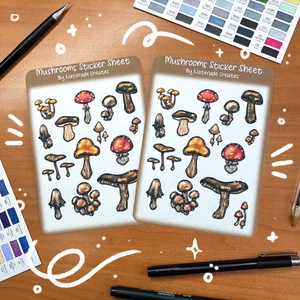 Moths Sticker Sheet — Naterade Creates