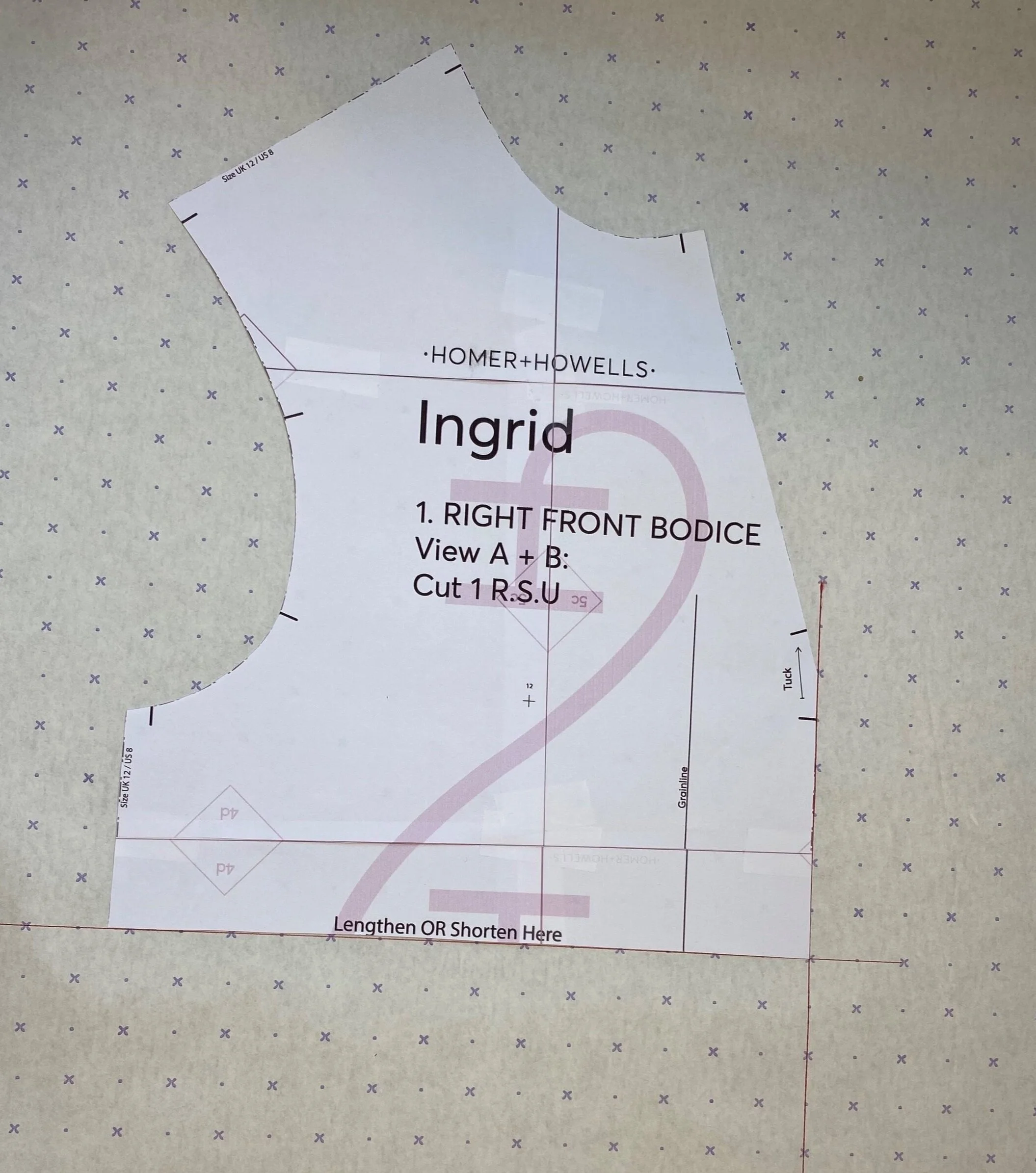 Ingrid - How to Lengthen or Shorten Bodice Panels — Homer + Howells