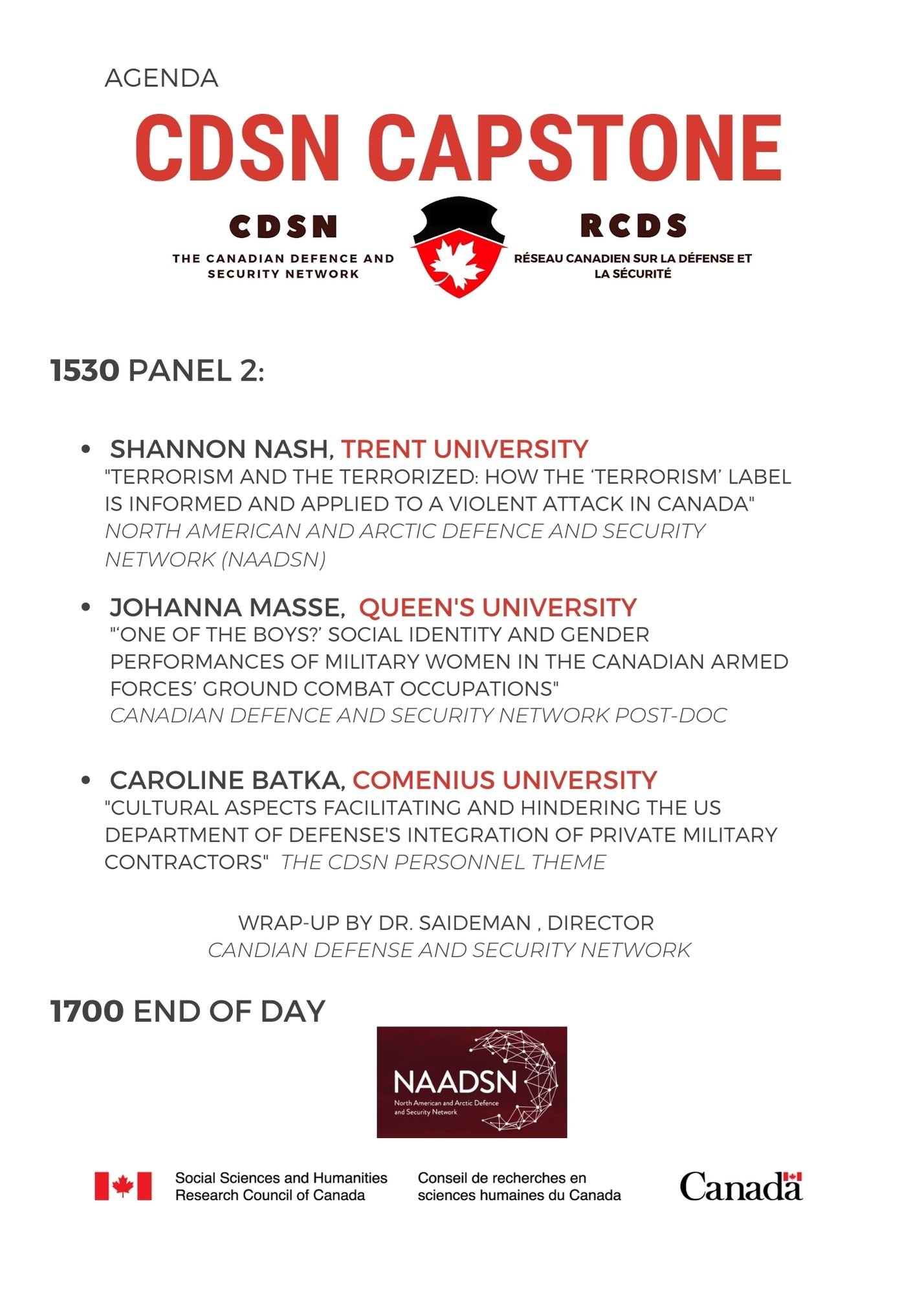 Events — CDSN-RCDS