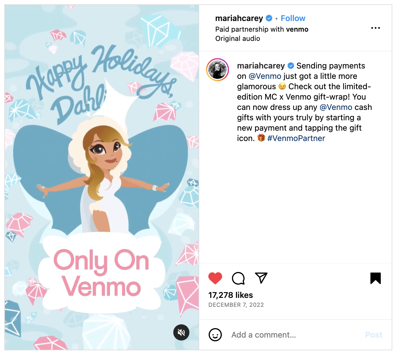 BUCK - MARIAH CAREY X VENMO — Hayley Powers