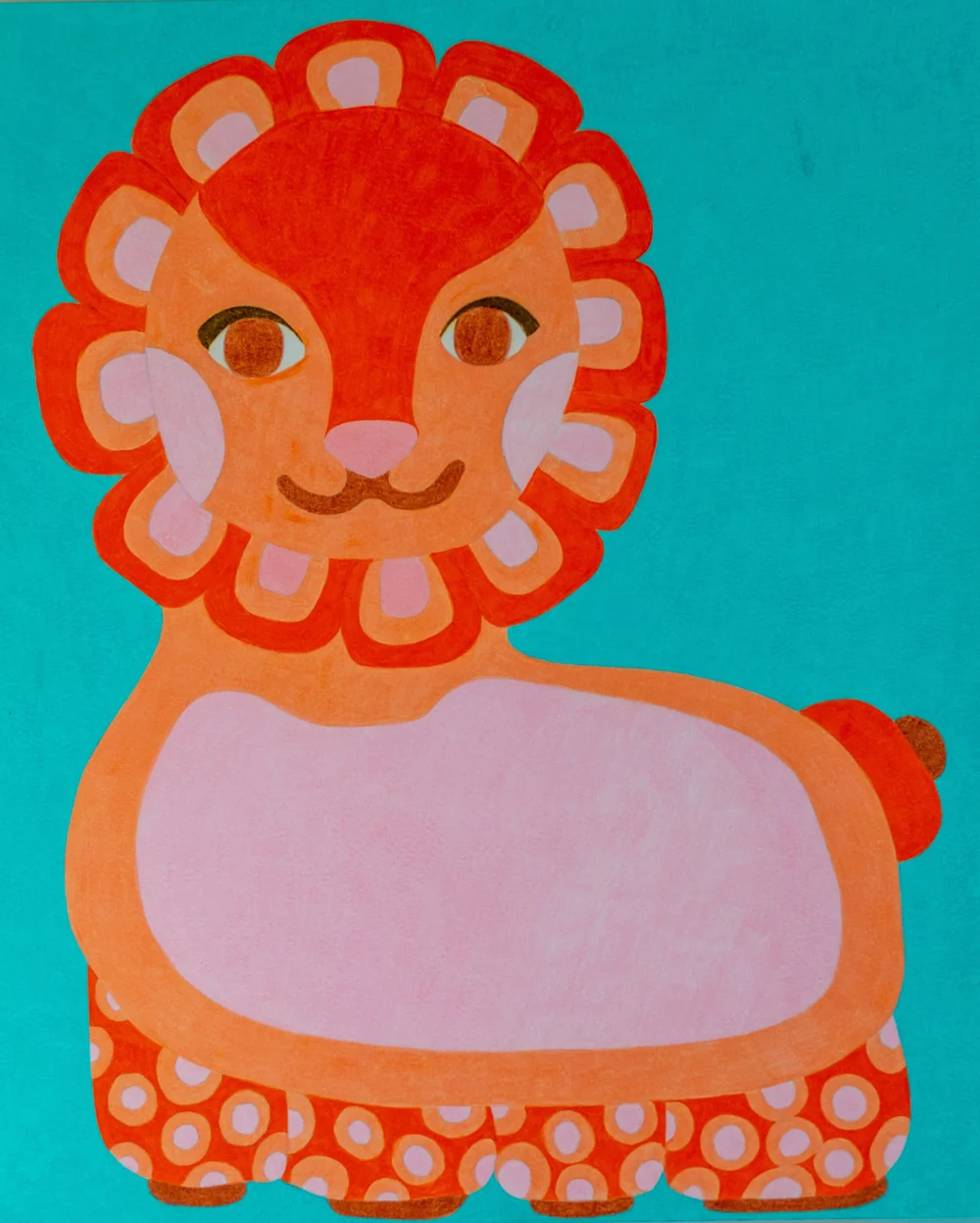 Easy Lioness Drawing