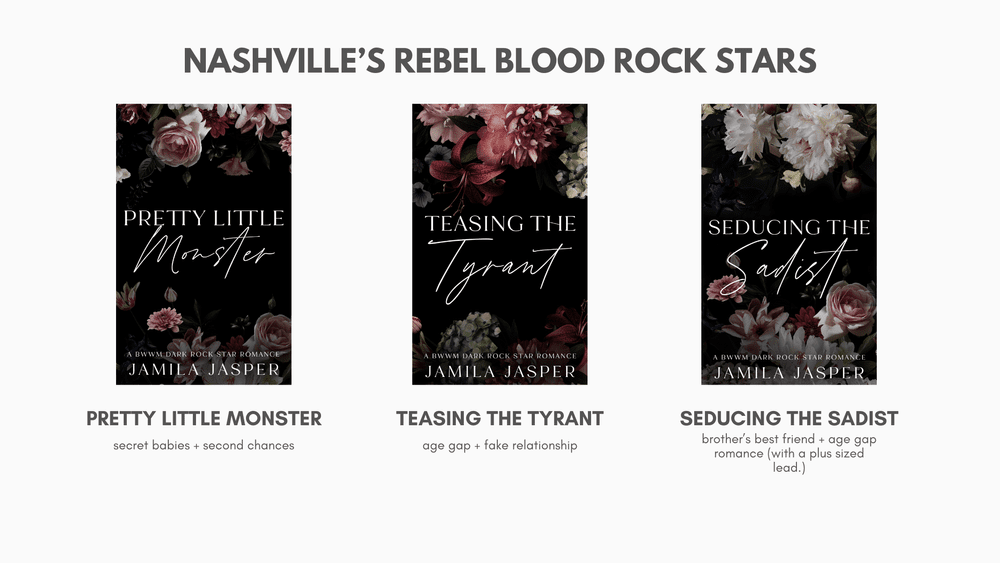 Dark WMBW Romance Series | Nashville's Rebel Blood Rock Stars Trilogy ...