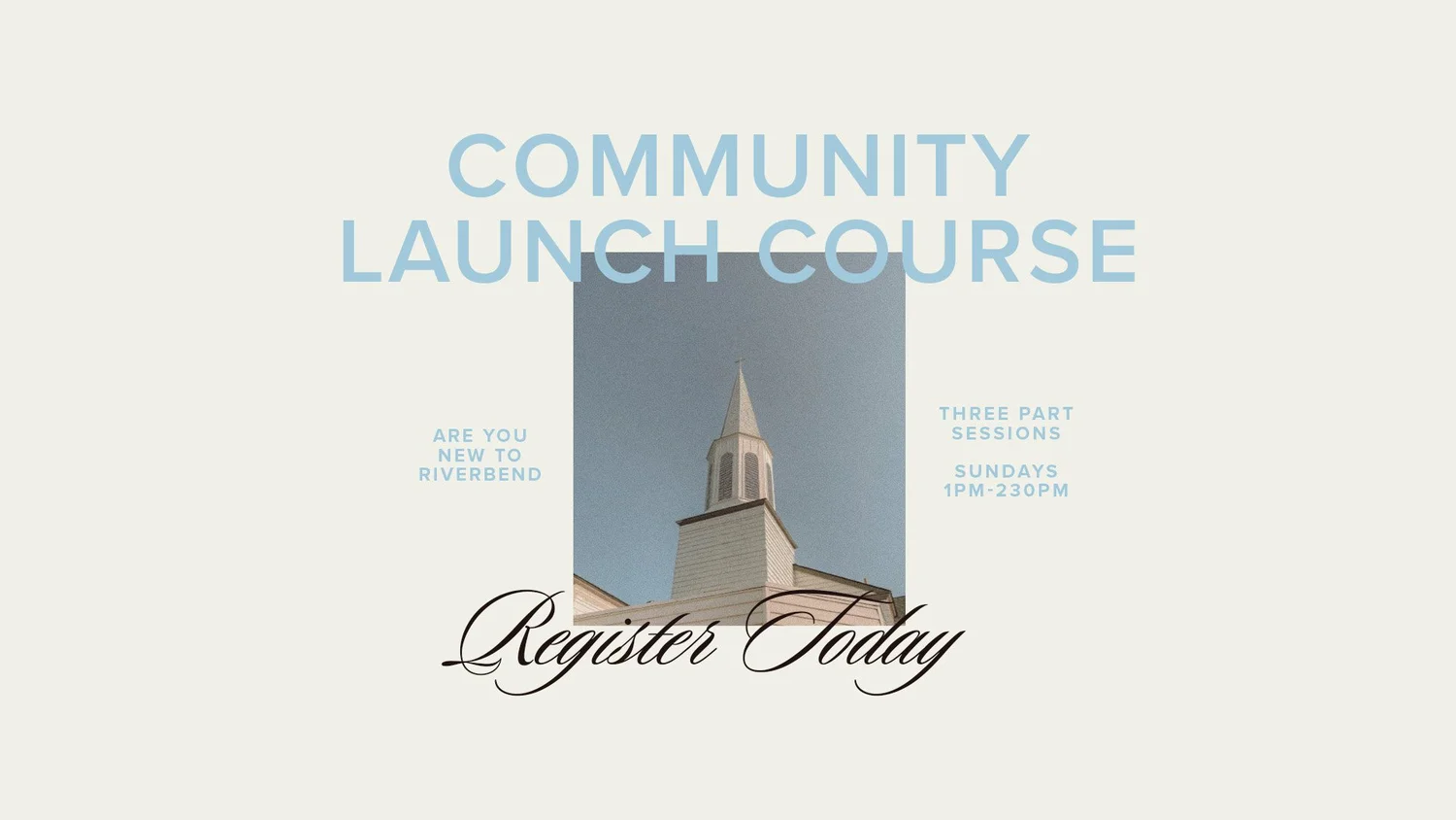 Find A Community — Riverbend: A Jesus Church