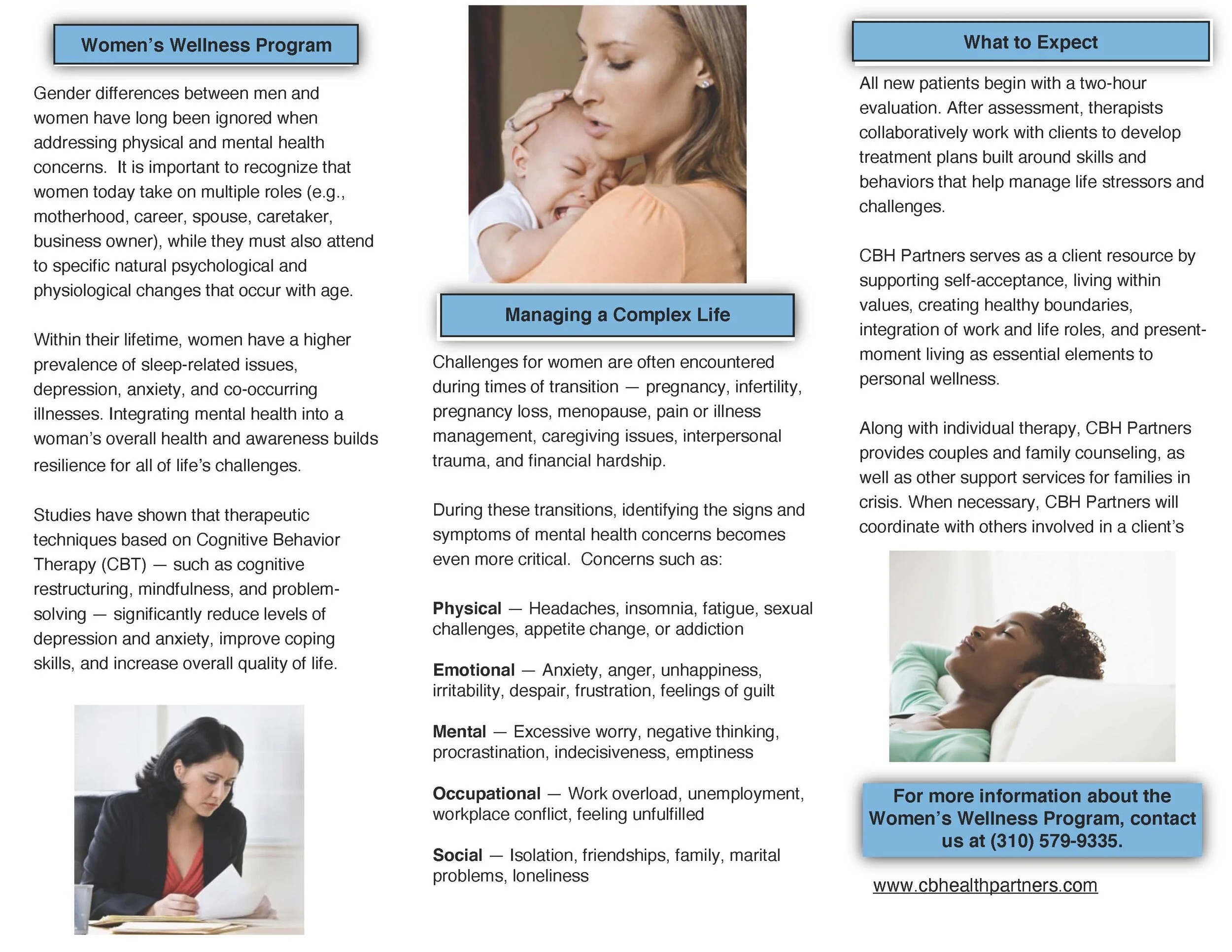 Our Services | CBH Partners - Cognitive Behavioral Therapy (CBT) in ...