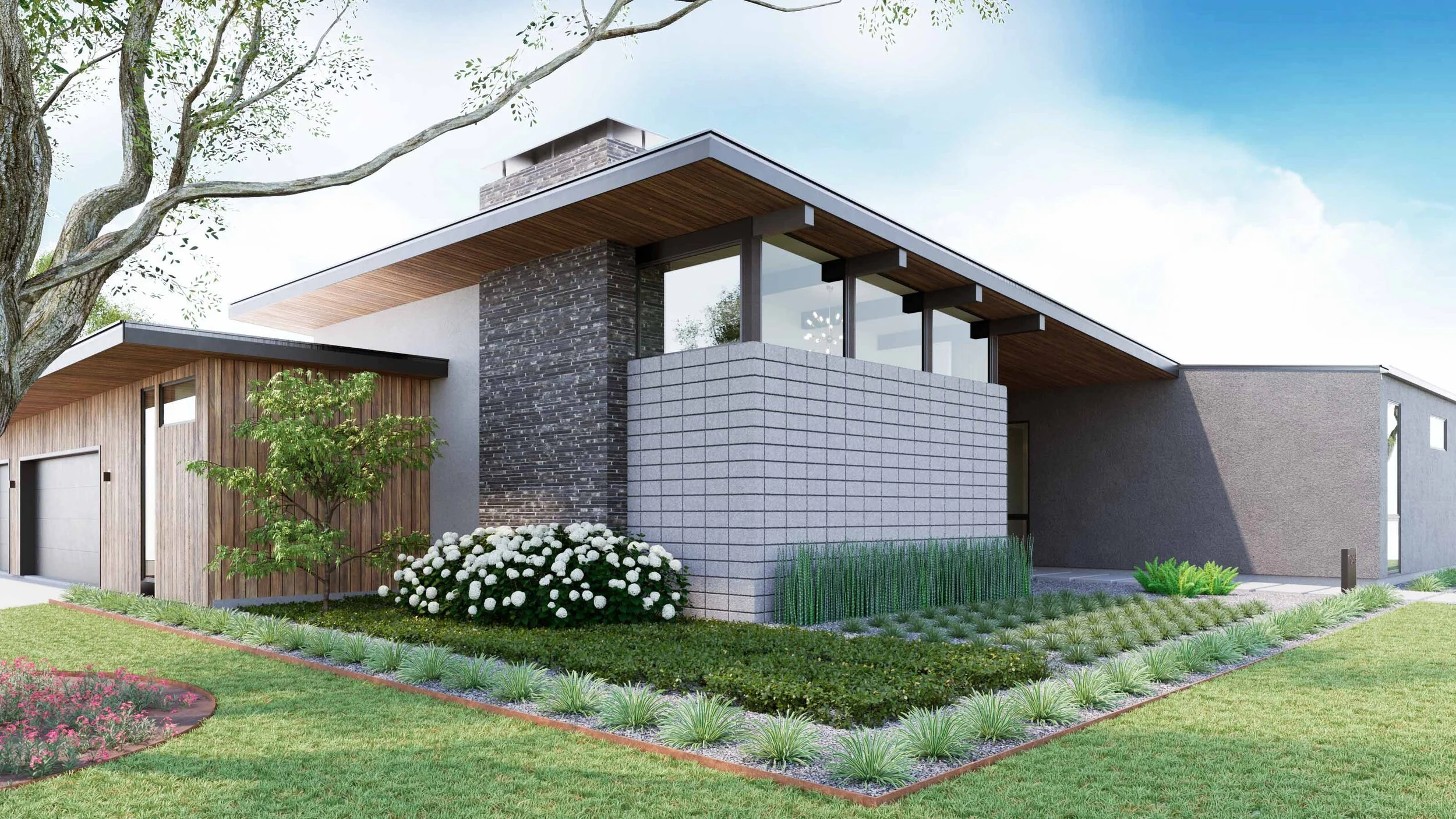 Three Roofs House — Bauhaus Modern Homes | Design Firm & Custom Home ...