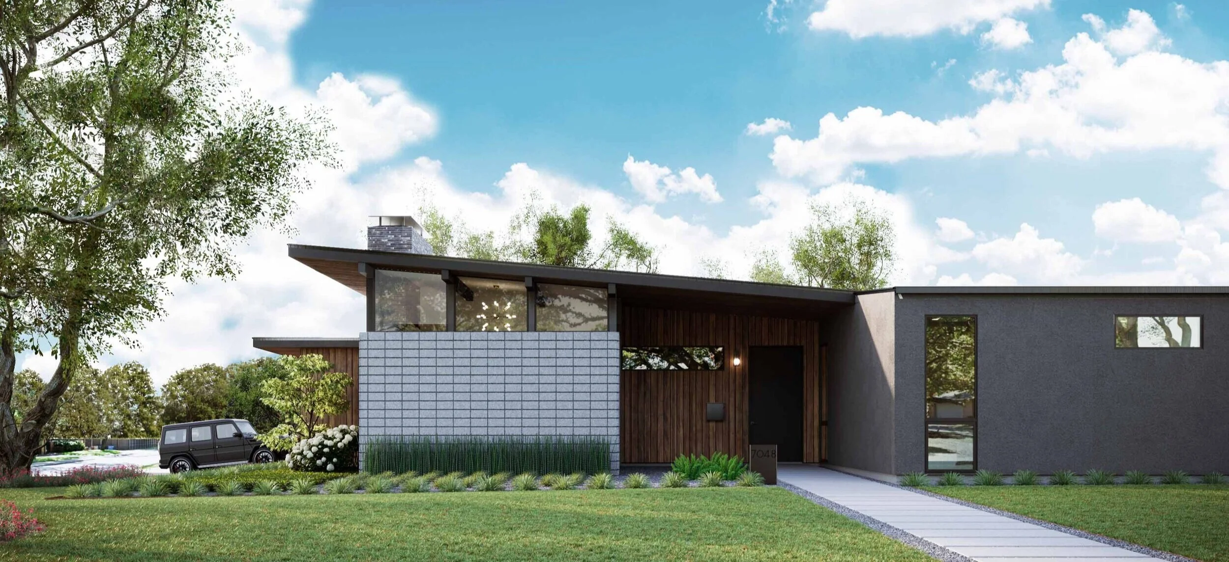 Three Roofs House — Bauhaus Modern Homes | Design Firm & Custom Home ...