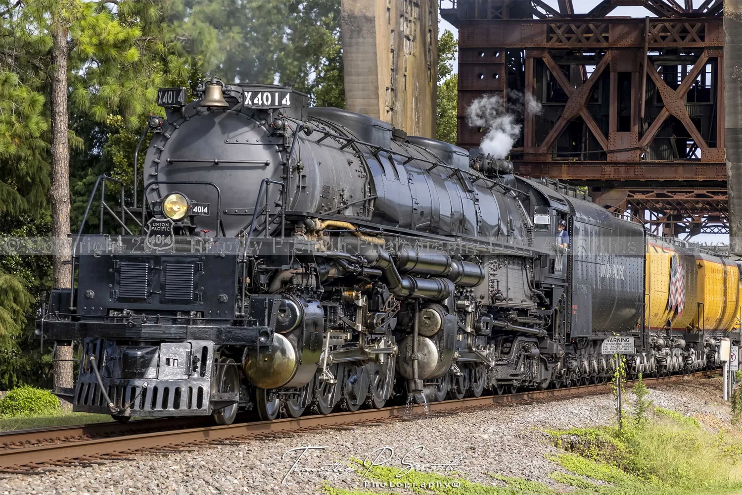 Big Boy 4014: Union Pacific’s Steam Locomotive in Plaquemine, Louisiana