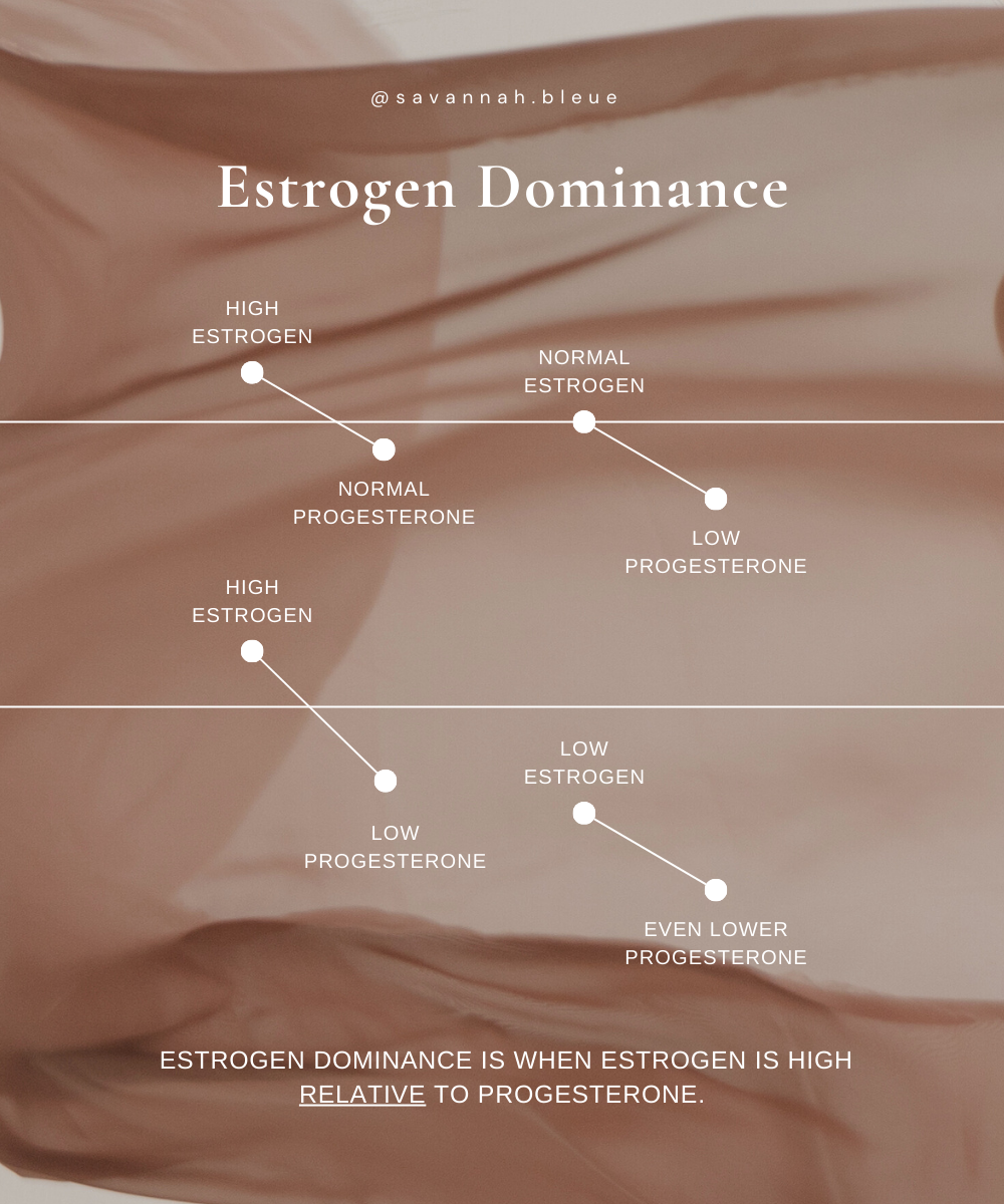 What is Estrogen Dominance and What Causes It? — Savannah Bleue ...
