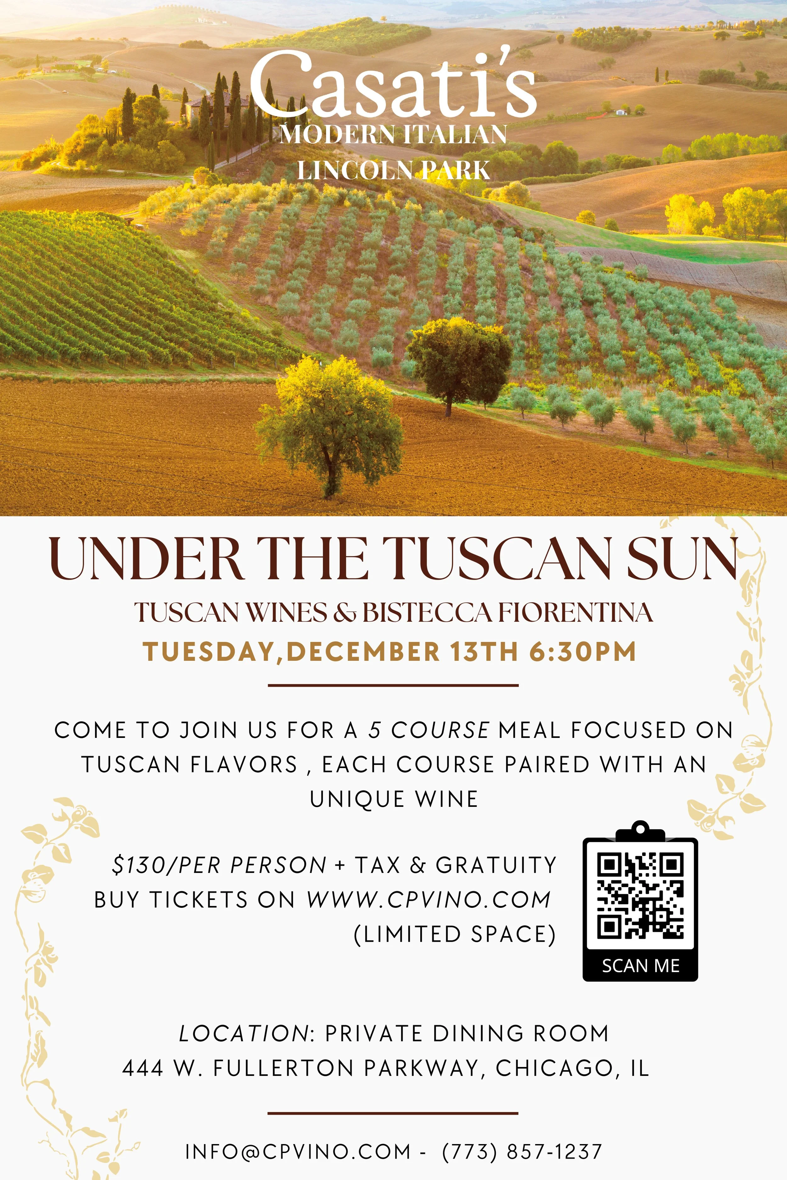 Tuscan Wine Dinner