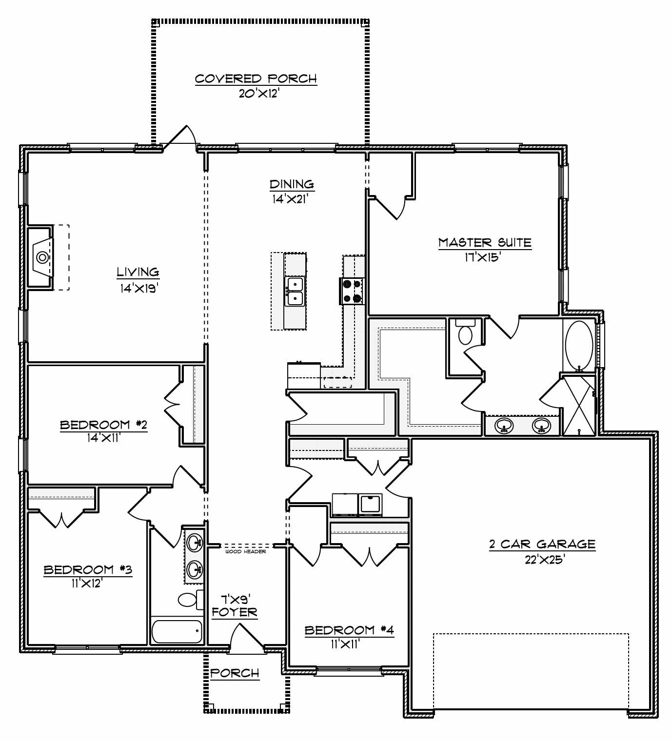 THE LAREDO — Dalton Homes | Dallas Custom Home Builder