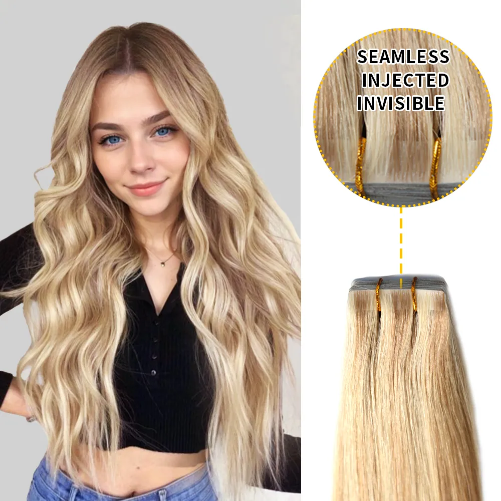 The Secret to Perfect Hair: Seamless Invisible Tape-In Extensions ...