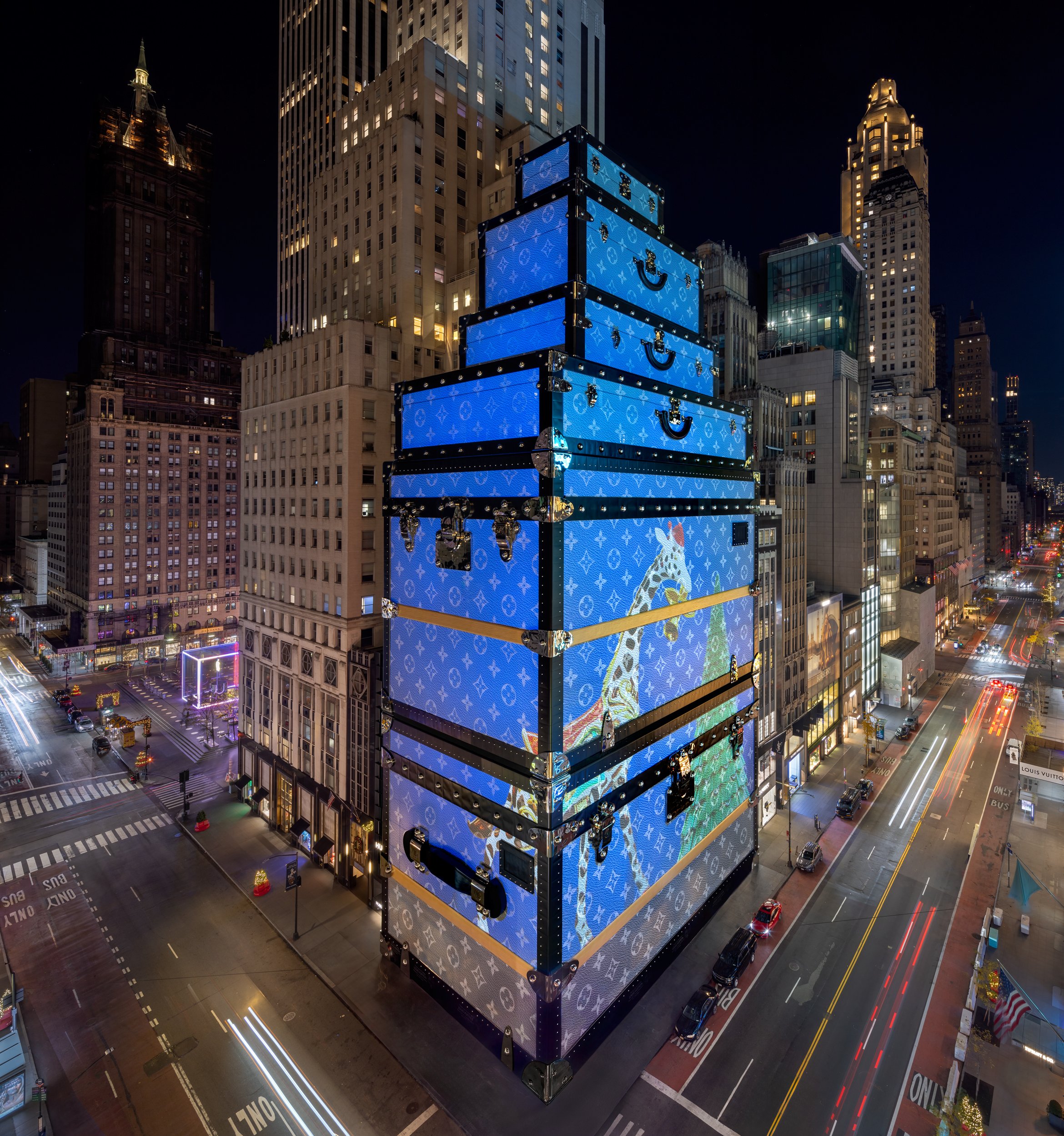 Louis Vuitton Presents 240-foot Holiday Animation on 5th Avenue — PAGE ...