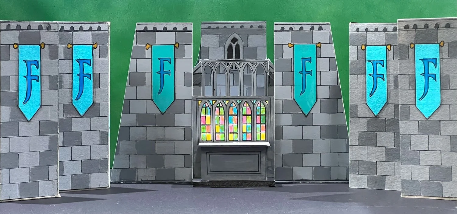 Shrek Hire Set Including Large Dragon Puppet — Small Venue Scenery Hire