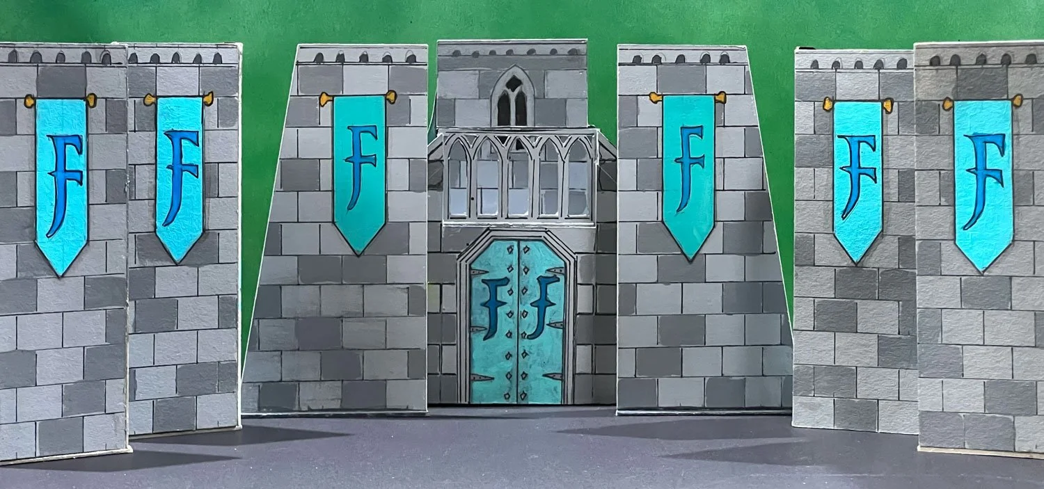 Shrek Hire Set Including Large Dragon Puppet — Small Venue Scenery Hire