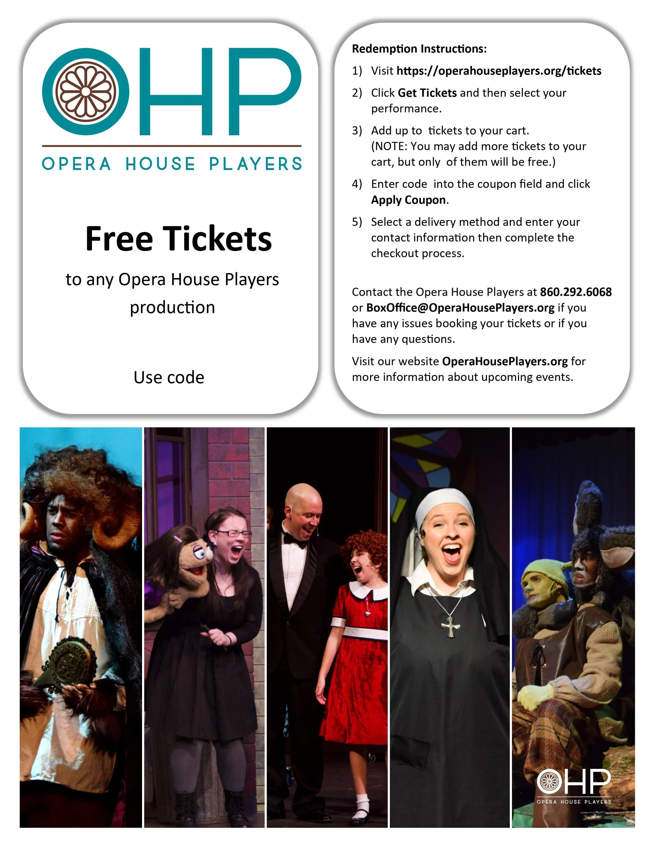 Purchase Tickets — Opera House Players