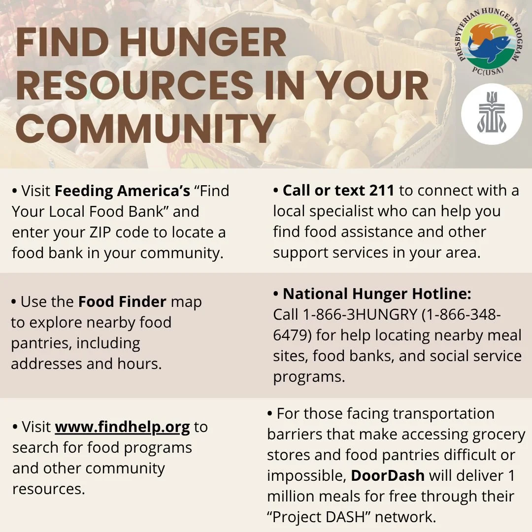 Hunger Resources — Presbytery of Greater Atlanta