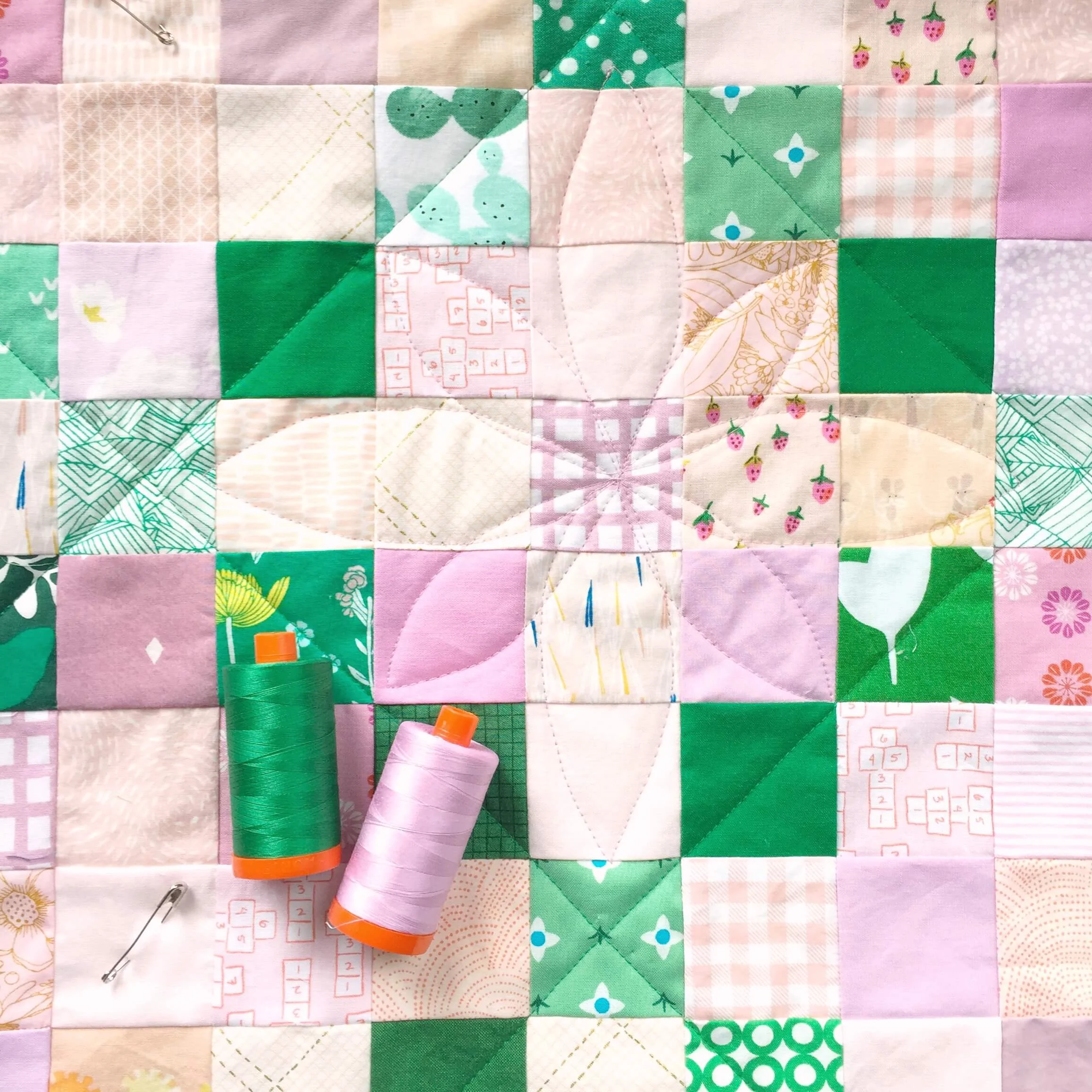 Scrappy Irish Chain Quilt and Tutorial — Megan Collins