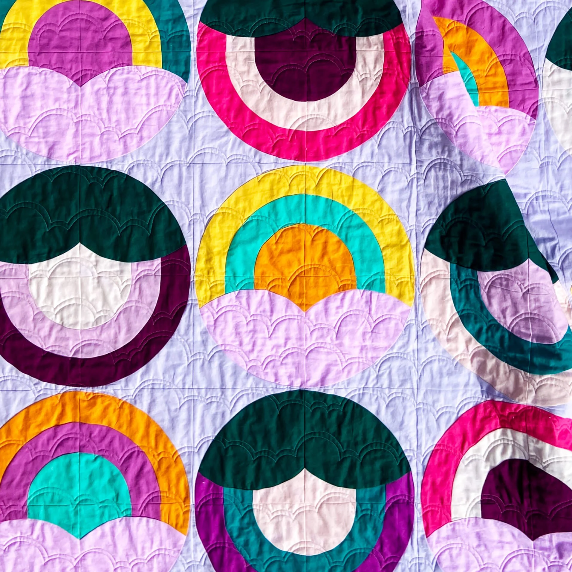 Rainbow Sky Quilt Pattern — Megan Collins Quilt Design