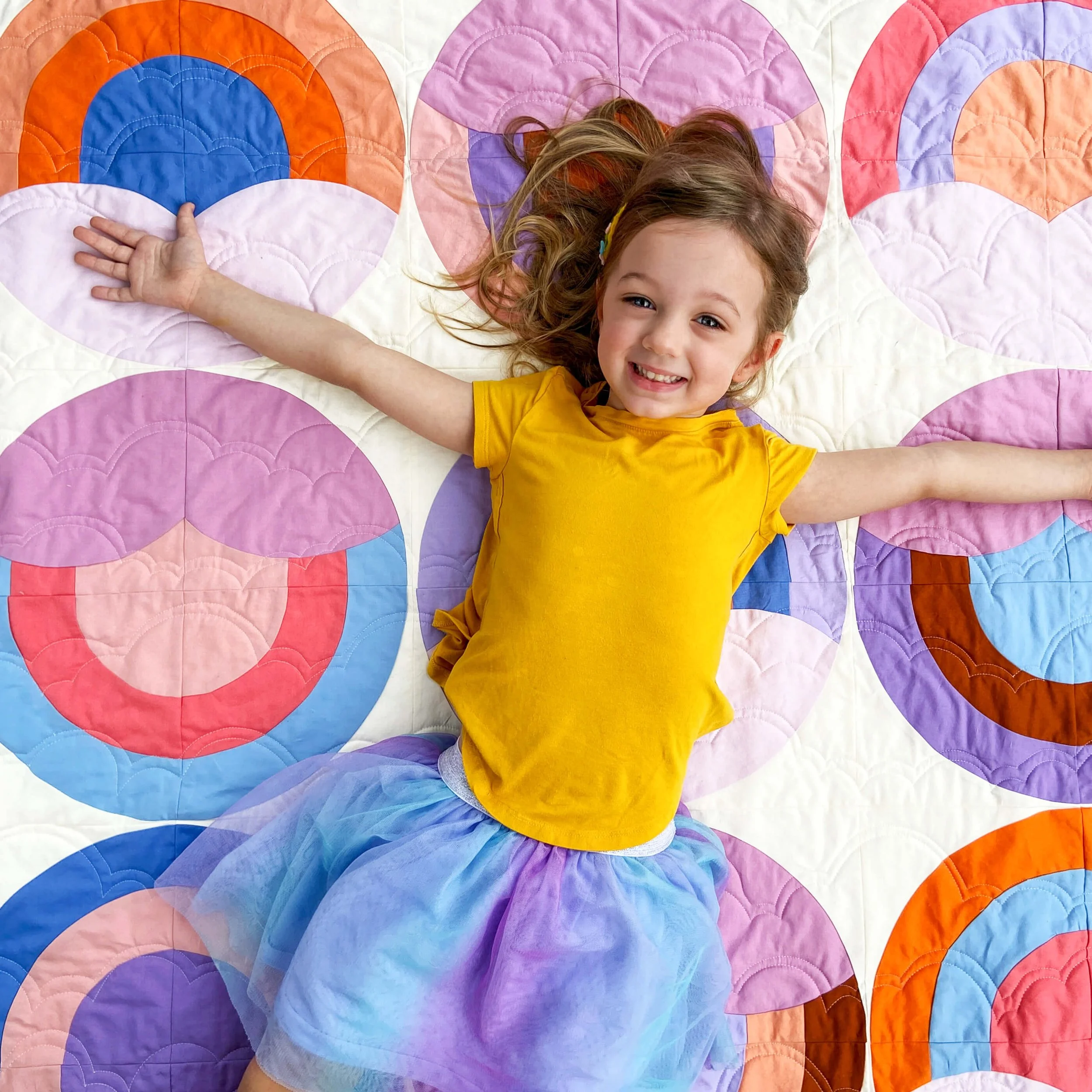 Rainbow Sky Quilt Pattern — Megan Collins Quilt Design