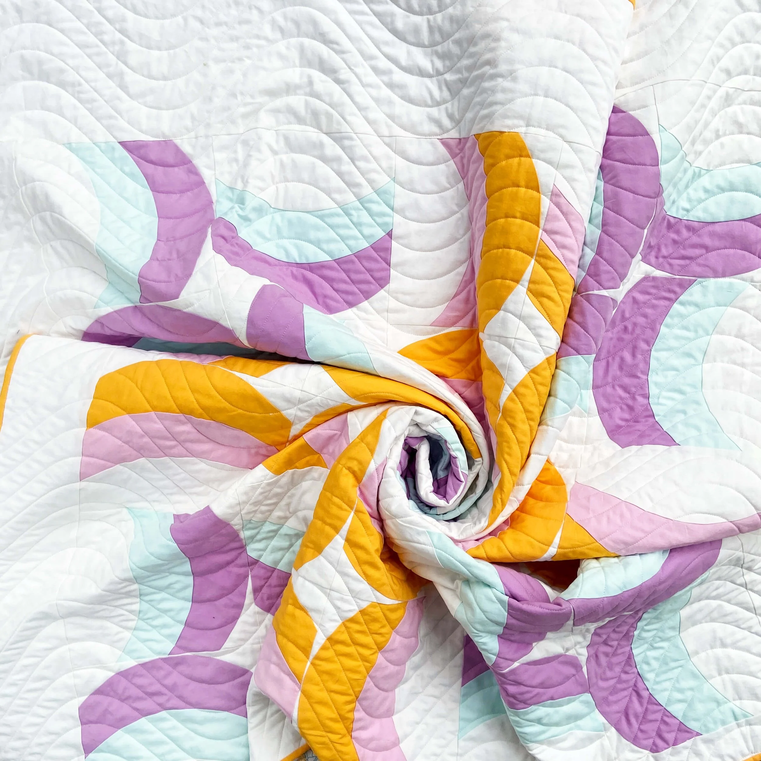 Wave Quilt Pattern — Megan Collins Quilt Design