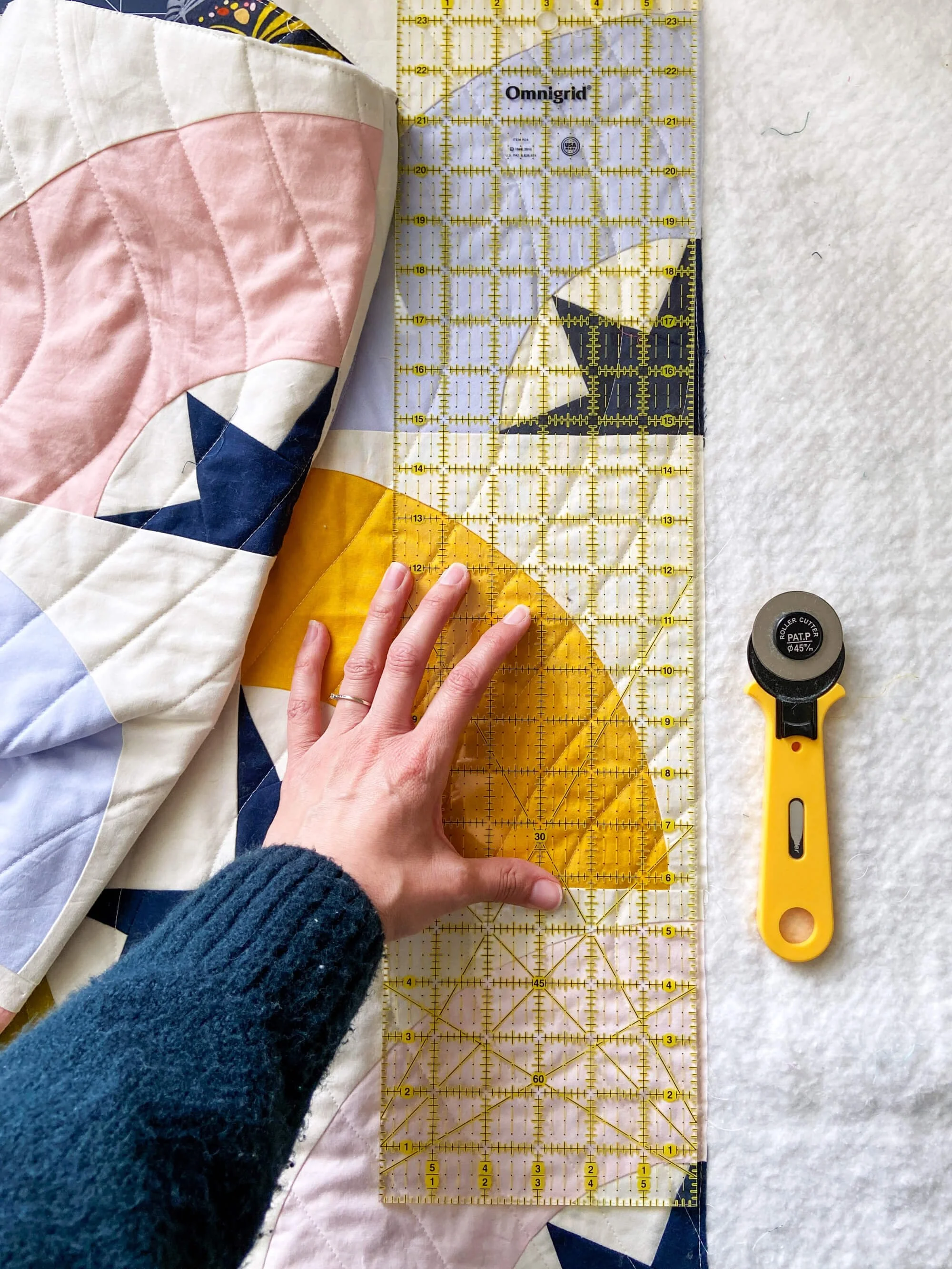 How to Quilt Wavy Lines — Megan Collins Quilt Design