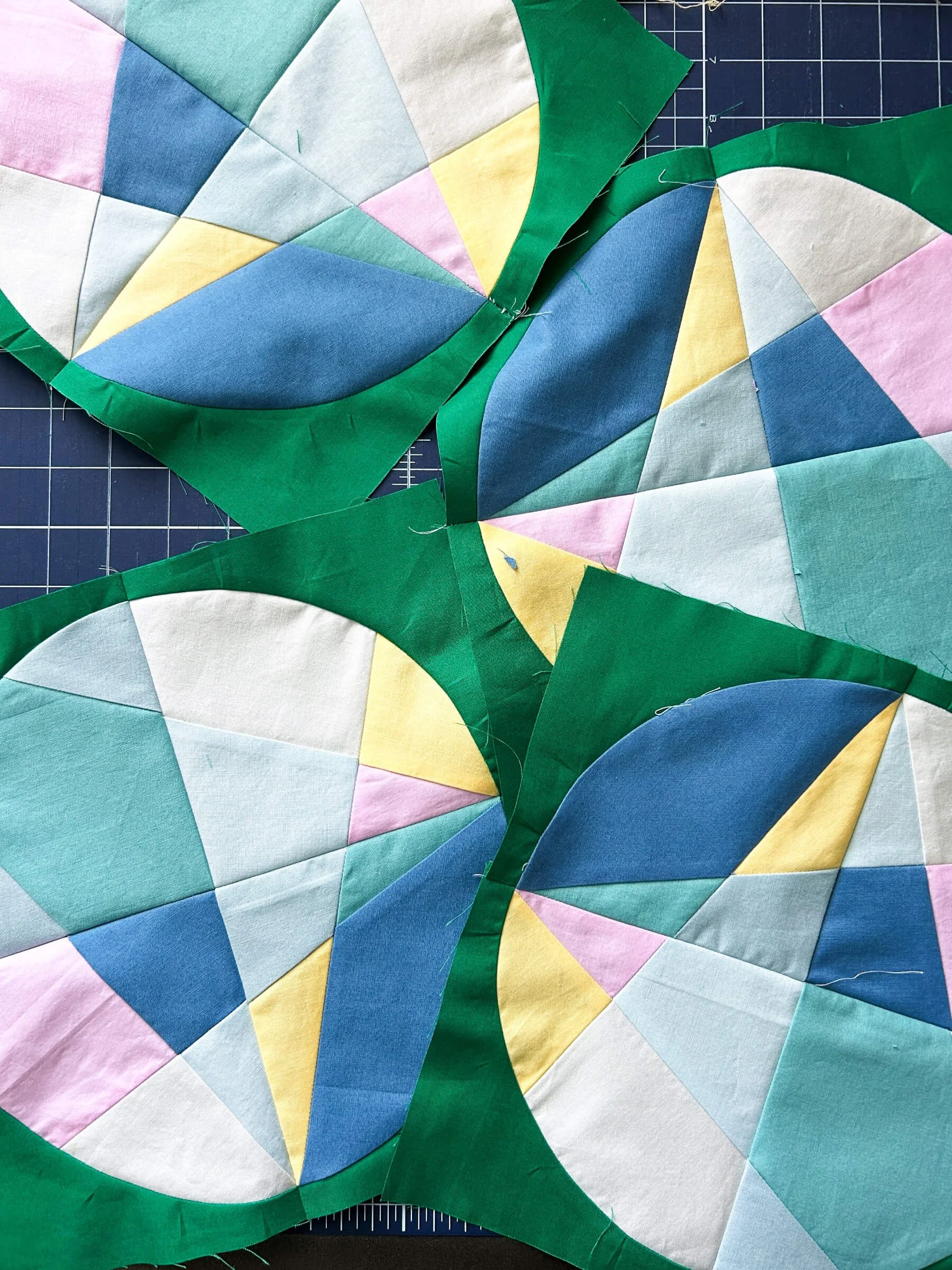 A Kaleidoscope of Color - The Star Spin Quilt — Megan Collins Quilt Design