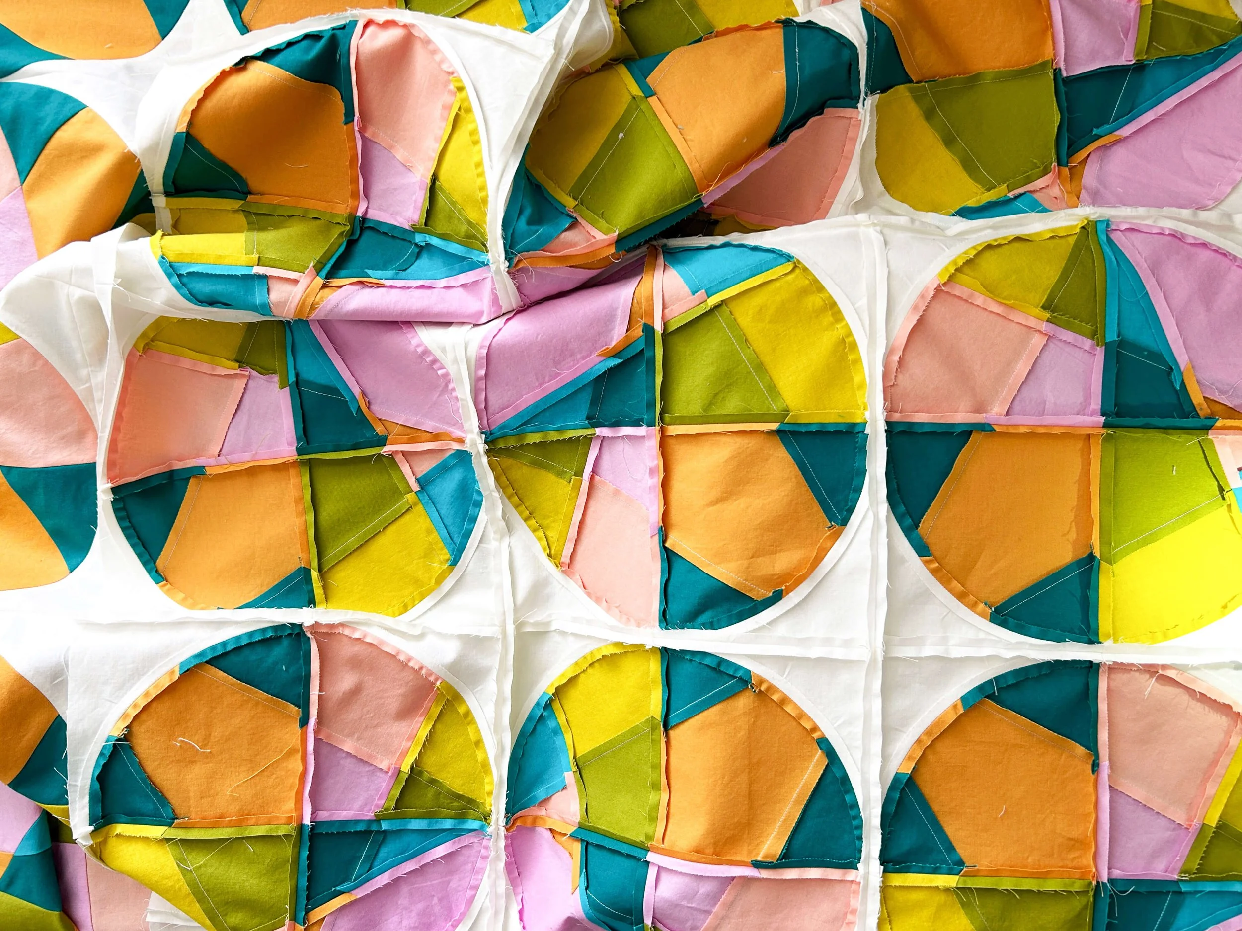 A Kaleidoscope of Color - The Star Spin Quilt — Megan Collins Quilt Design
