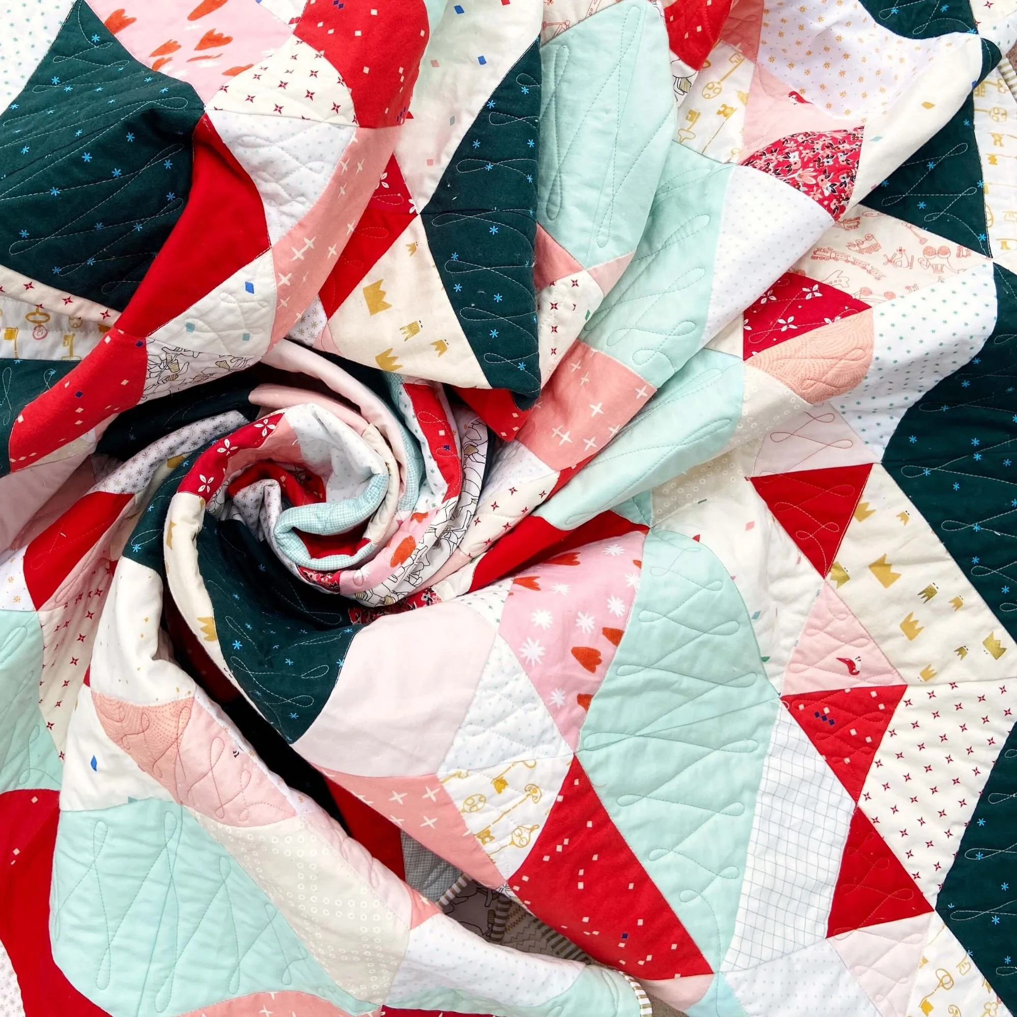 Garland Quilt Pattern — Megan Collins Quilt Design