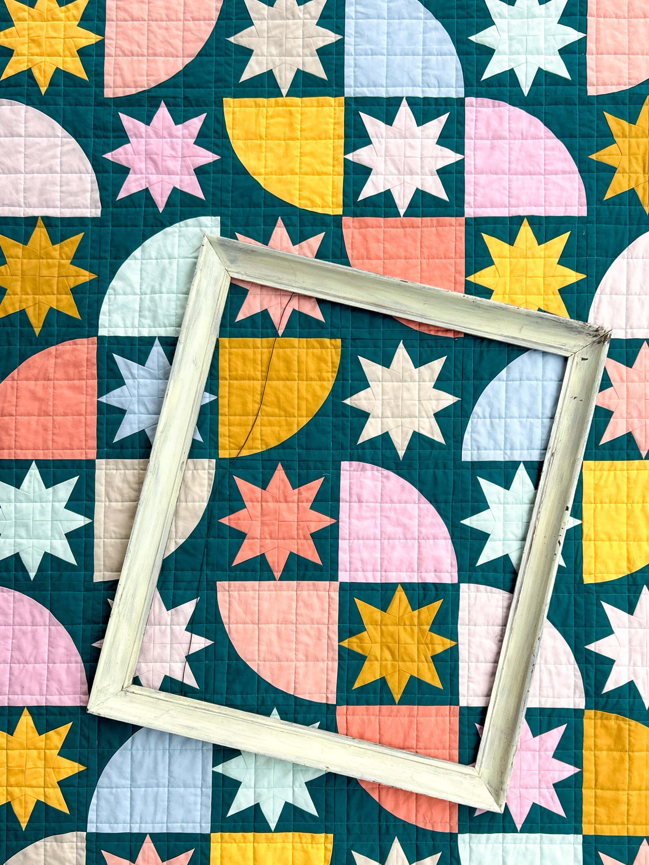 The Spark Quilt: A Burst of Color and Curves — Megan Collins Quilt Design