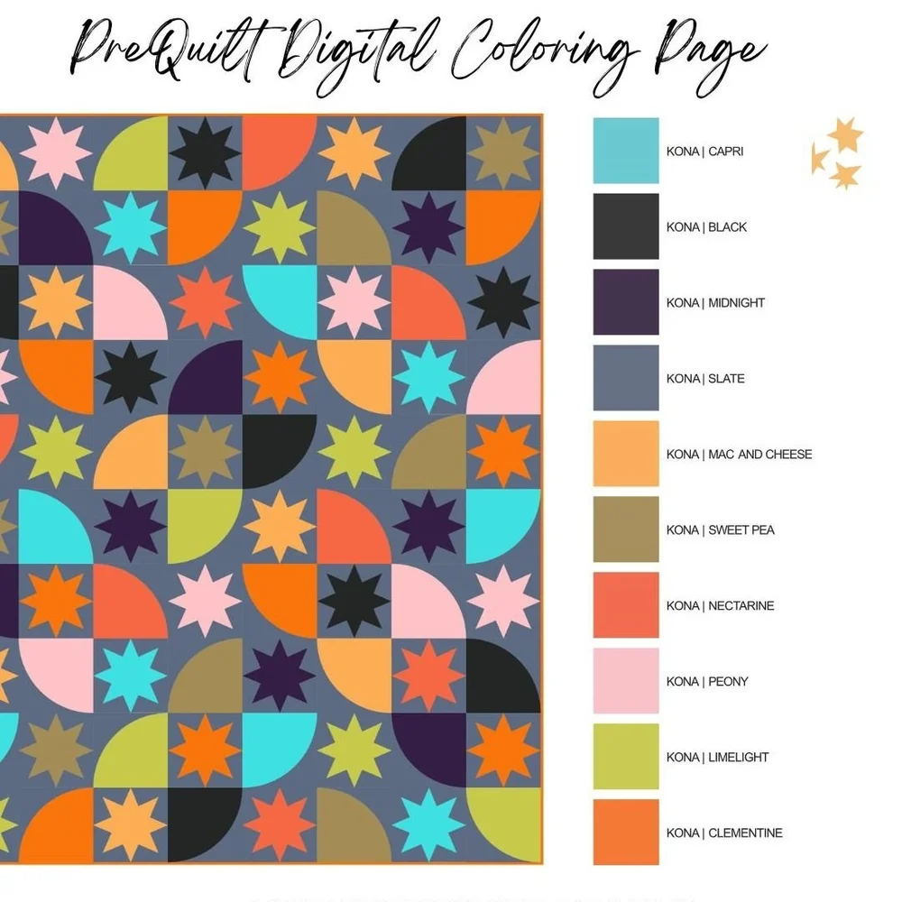The Spark Quilt: A Burst of Color and Curves — Megan Collins Quilt Design