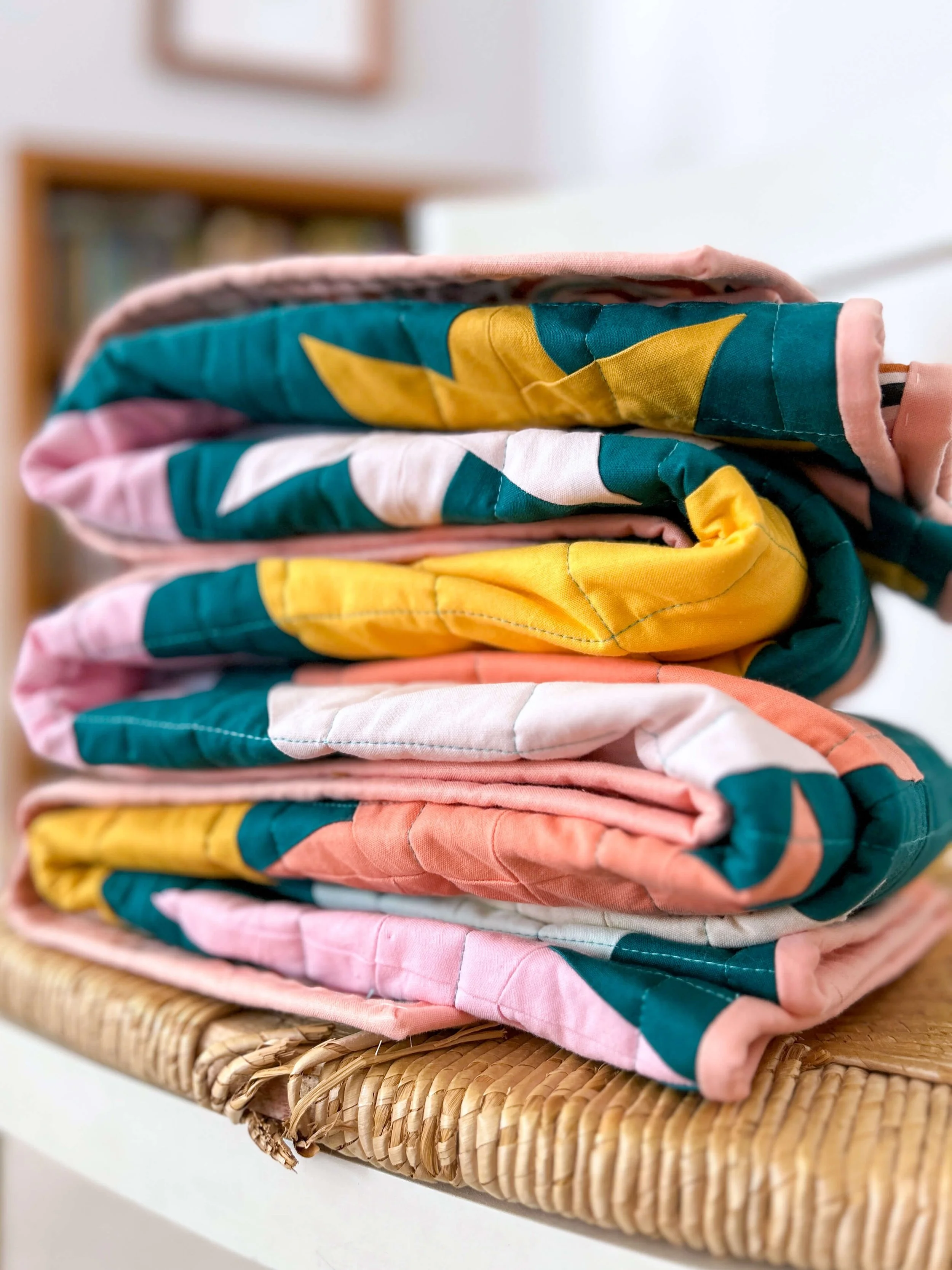 The Spark Quilt: A Burst of Color and Curves — Megan Collins Quilt Design